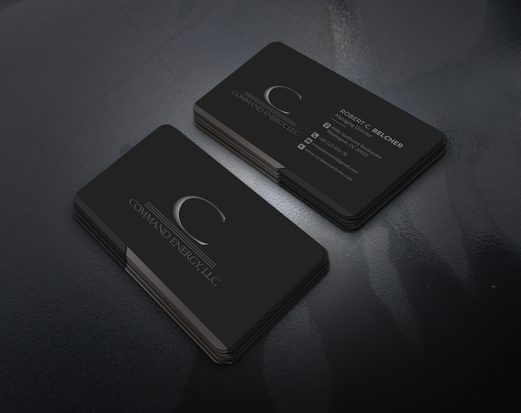 Traditional, Professional, Upstream Oil & Gas Business Card Design for ...