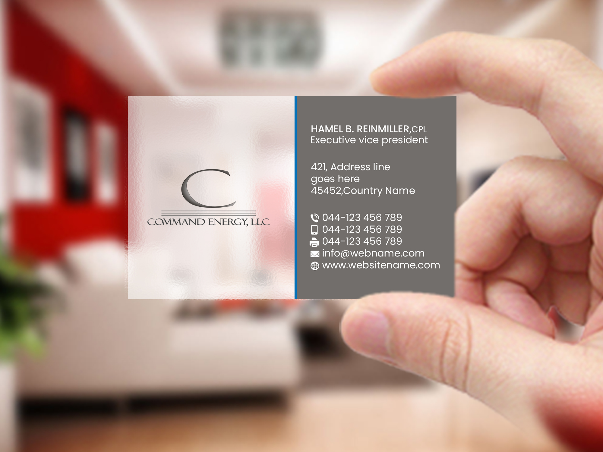 Traditional, Professional, Upstream Oil & Gas Business Card Design for ...
