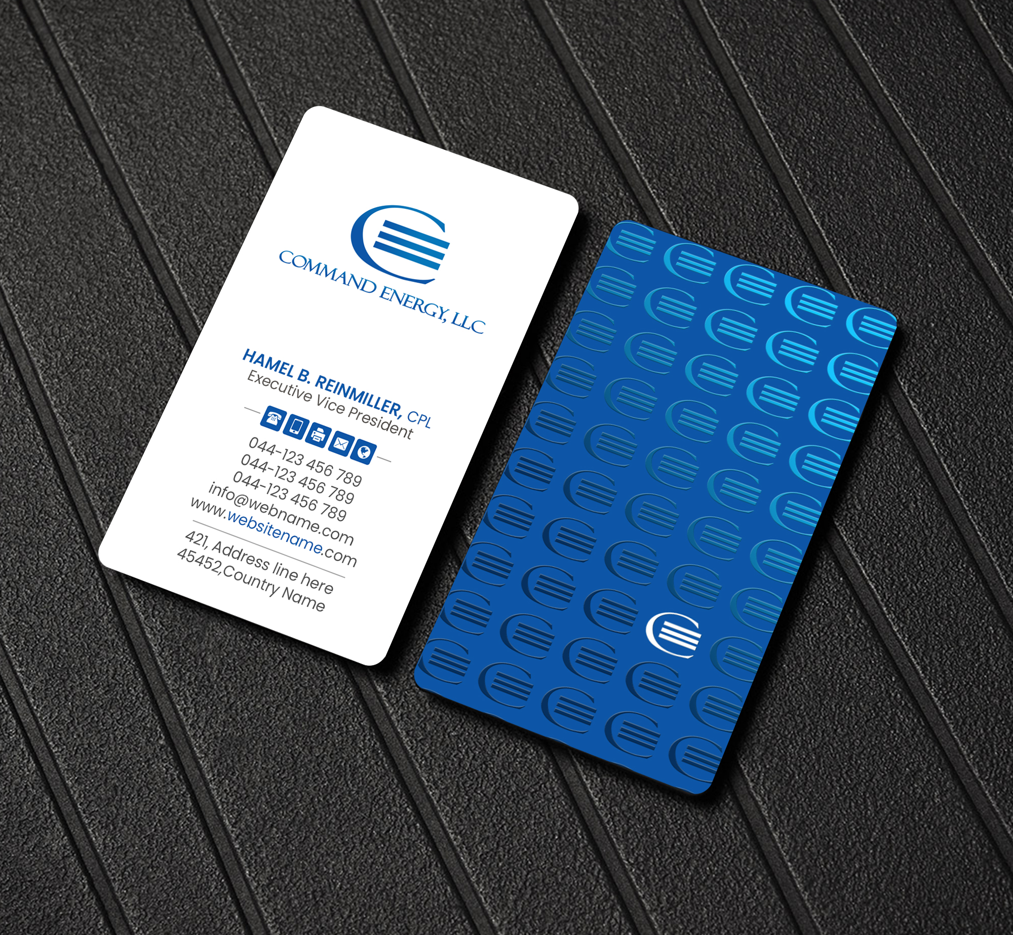 Traditional, Professional, Upstream Oil & Gas Business Card Design for ...