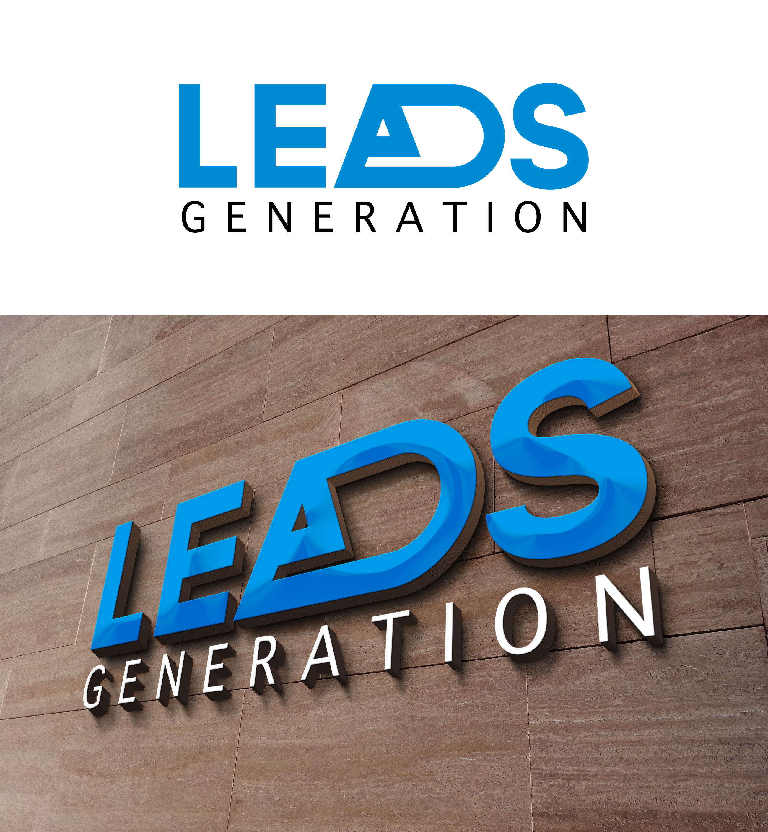 Elegant, Playful, Generations de leads qualifies Logo Design for LEADS ...