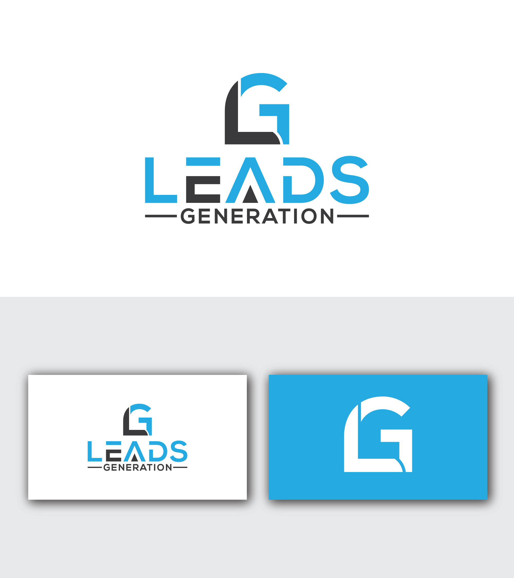 Elegant, Playful, Generations de leads qualifies Logo Design for LEADS ...