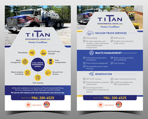 5X8" post card hand outs listing our contracting services | 42 Flyer ...