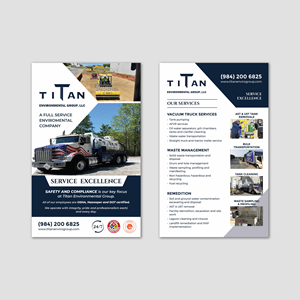5X8" post card hand outs listing our contracting services | 42 Flyer ...