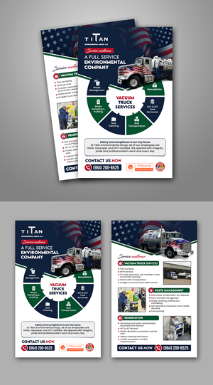 5X8" post card hand outs listing our contracting services | 41 Flyer ...