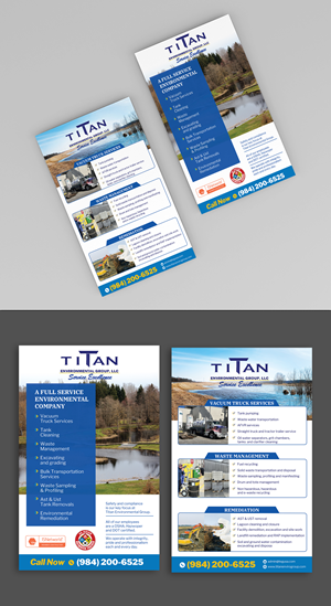 5X8" post card hand outs listing our contracting services | 41 Flyer ...