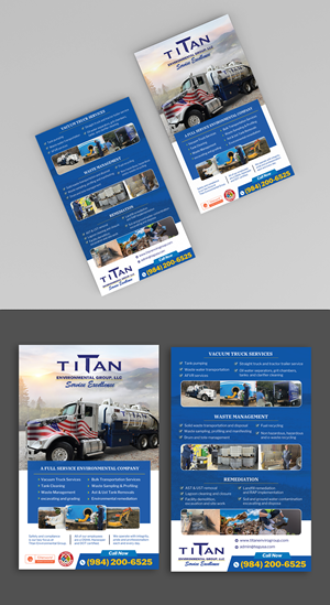 5X8" post card hand outs listing our contracting services | 41 Flyer ...