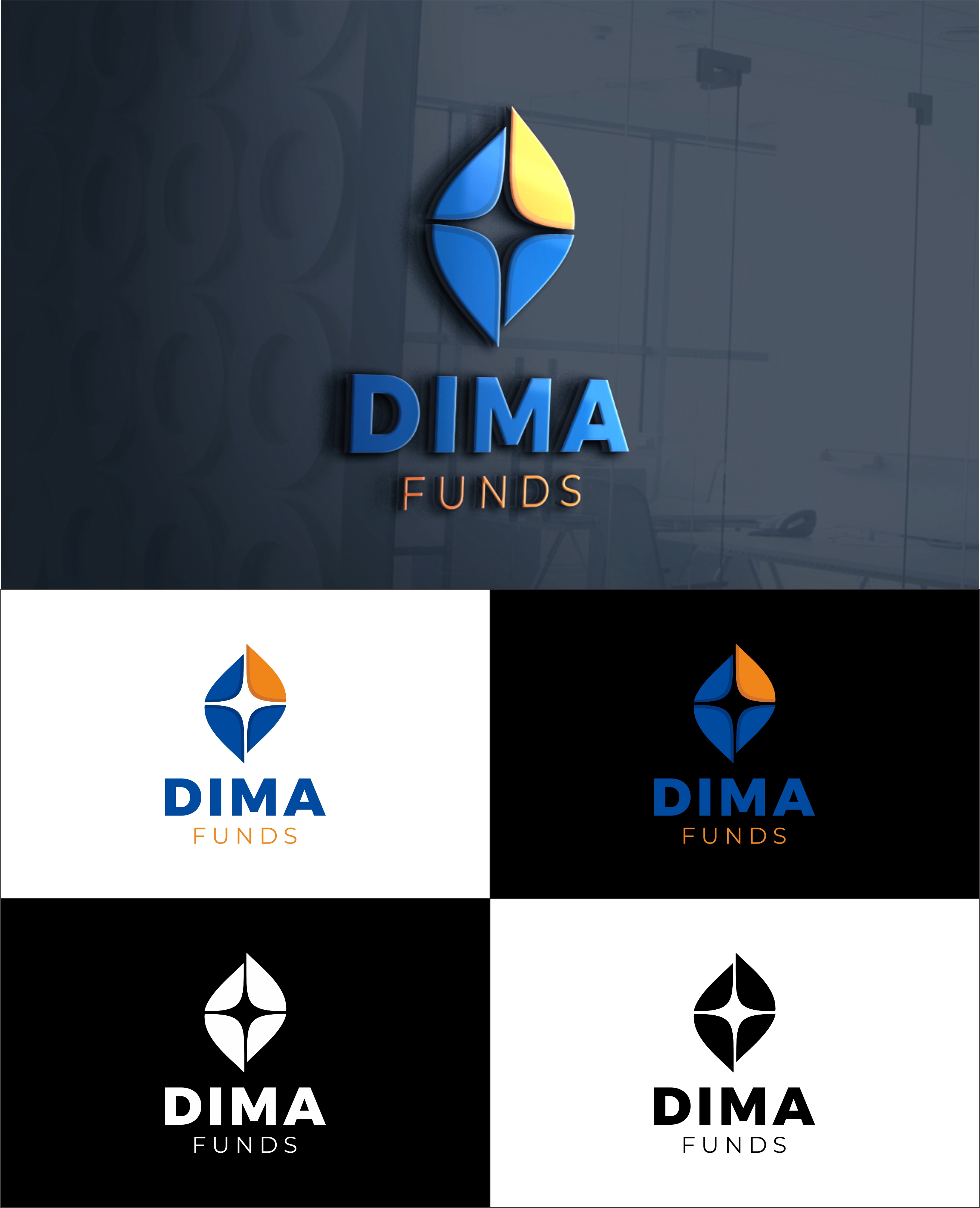 Elegant, Playful Logo Design for DIMA FUNDS by Student_art | Design ...