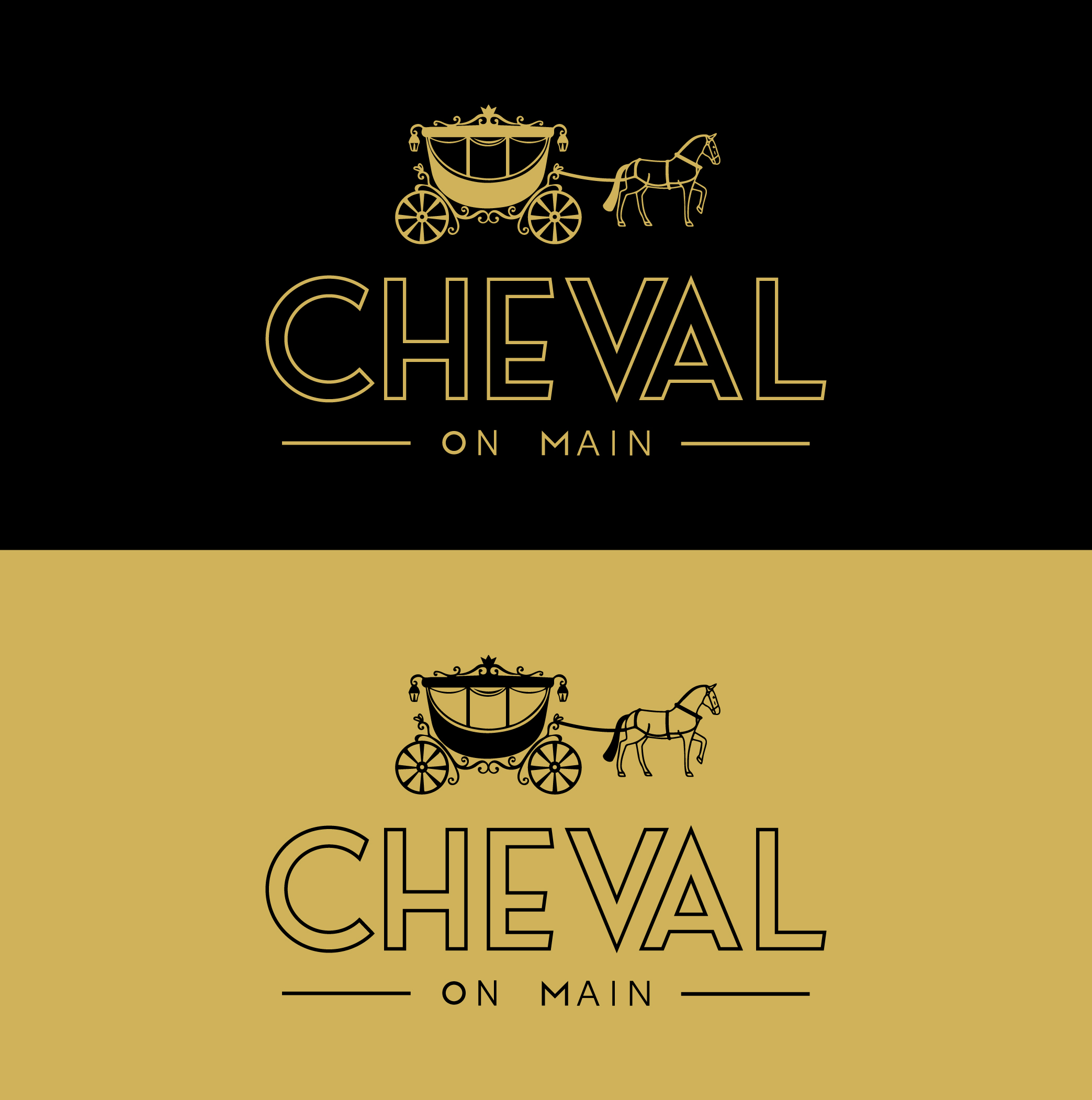 Upmarket, Elegant, Bar Logo Design for CHEVAL by Talhagraphic | Design ...