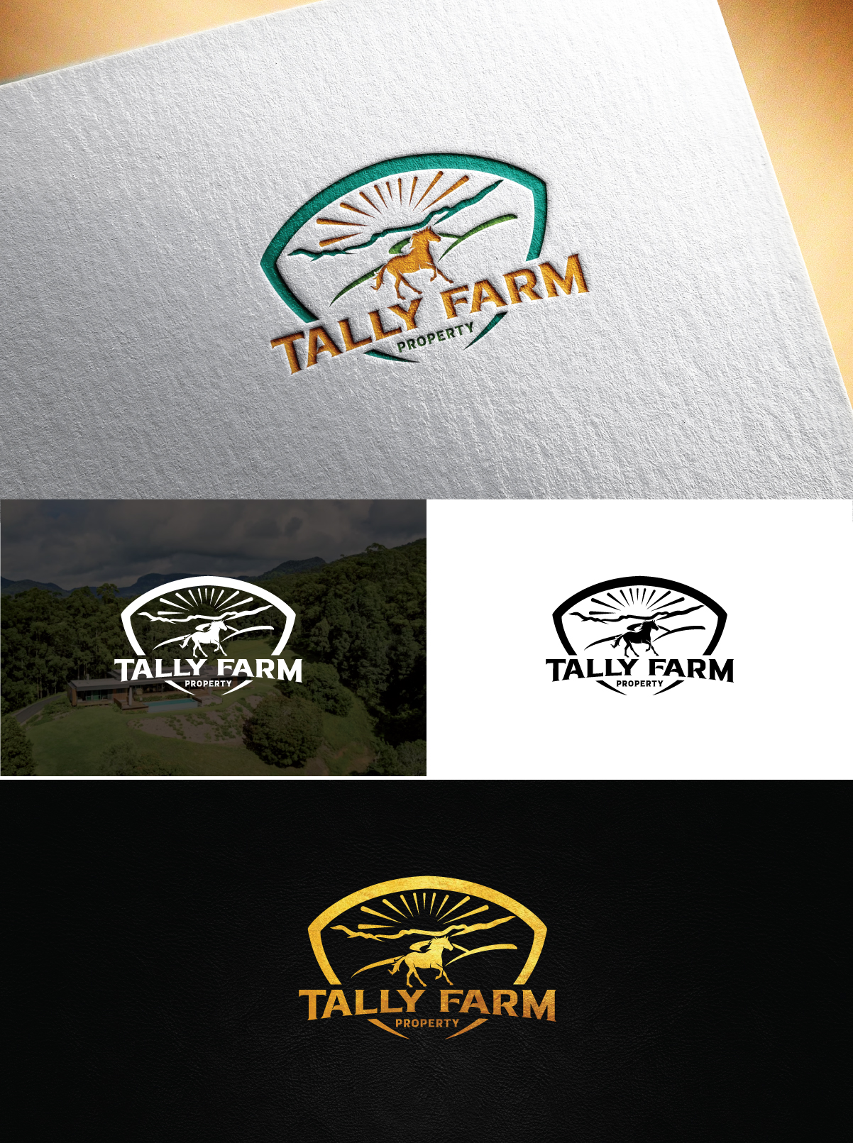 Elegant, Playful Logo Design for Tally Farm by Logo Stock | Design ...