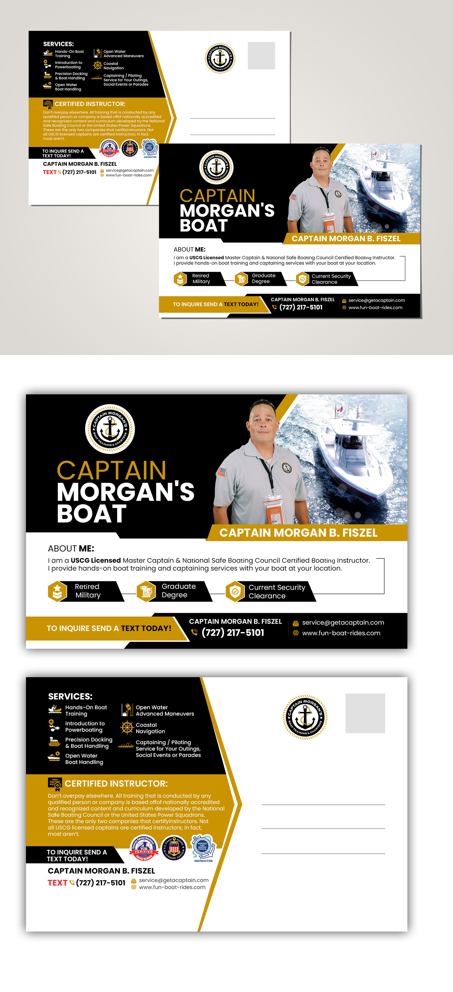 Elegant, Playful Postcard Design for a Company by debdesign | Design ...