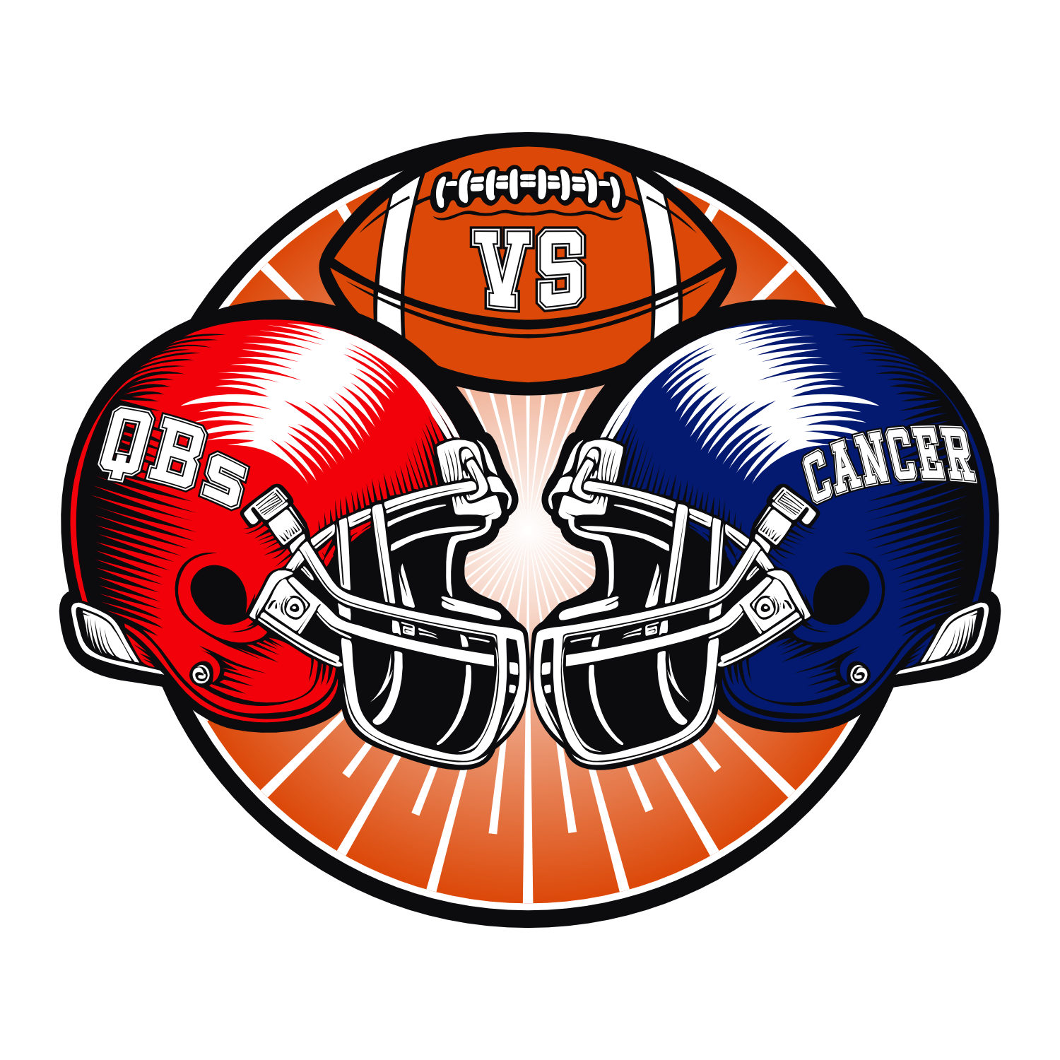 Logo Design for QBs vs. Cancer by Dalang Design | Design #32398413
