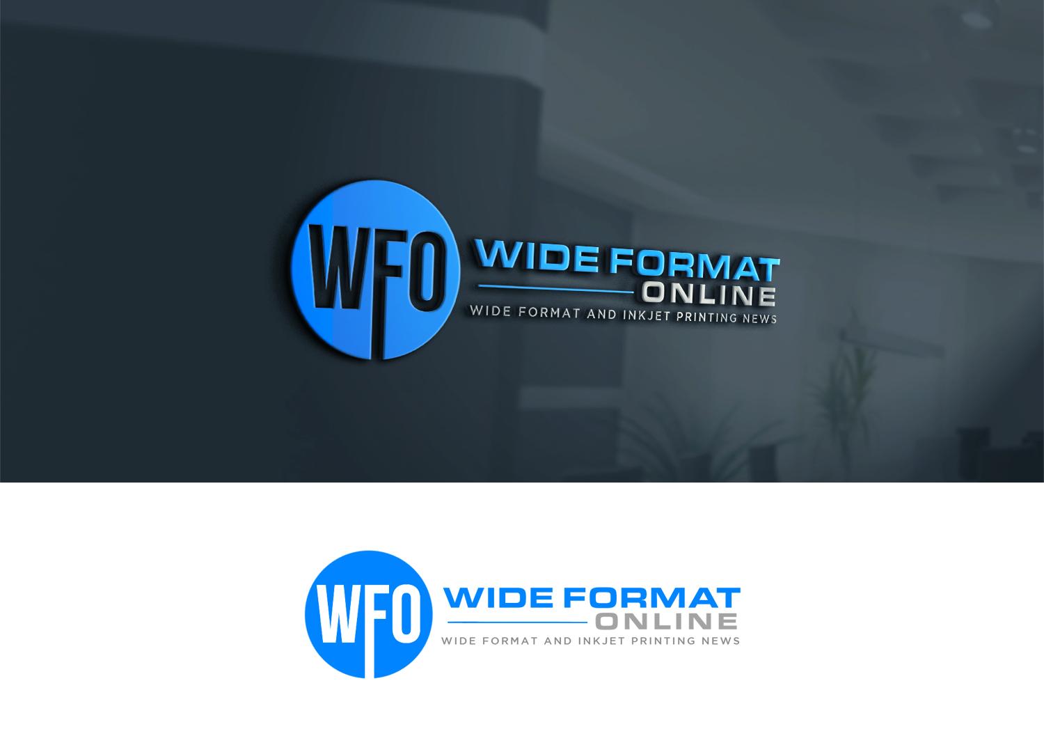 Masculine, Upmarket, Printing industry Logo Design for Wide Format ...