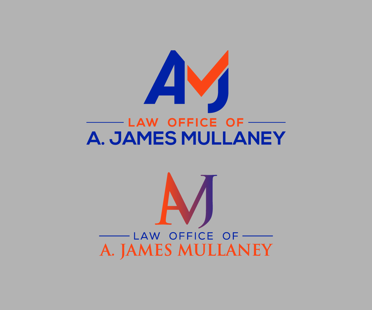 Bold, Serious, Legal Logo Design for Law Office of A. James Mullaney ...
