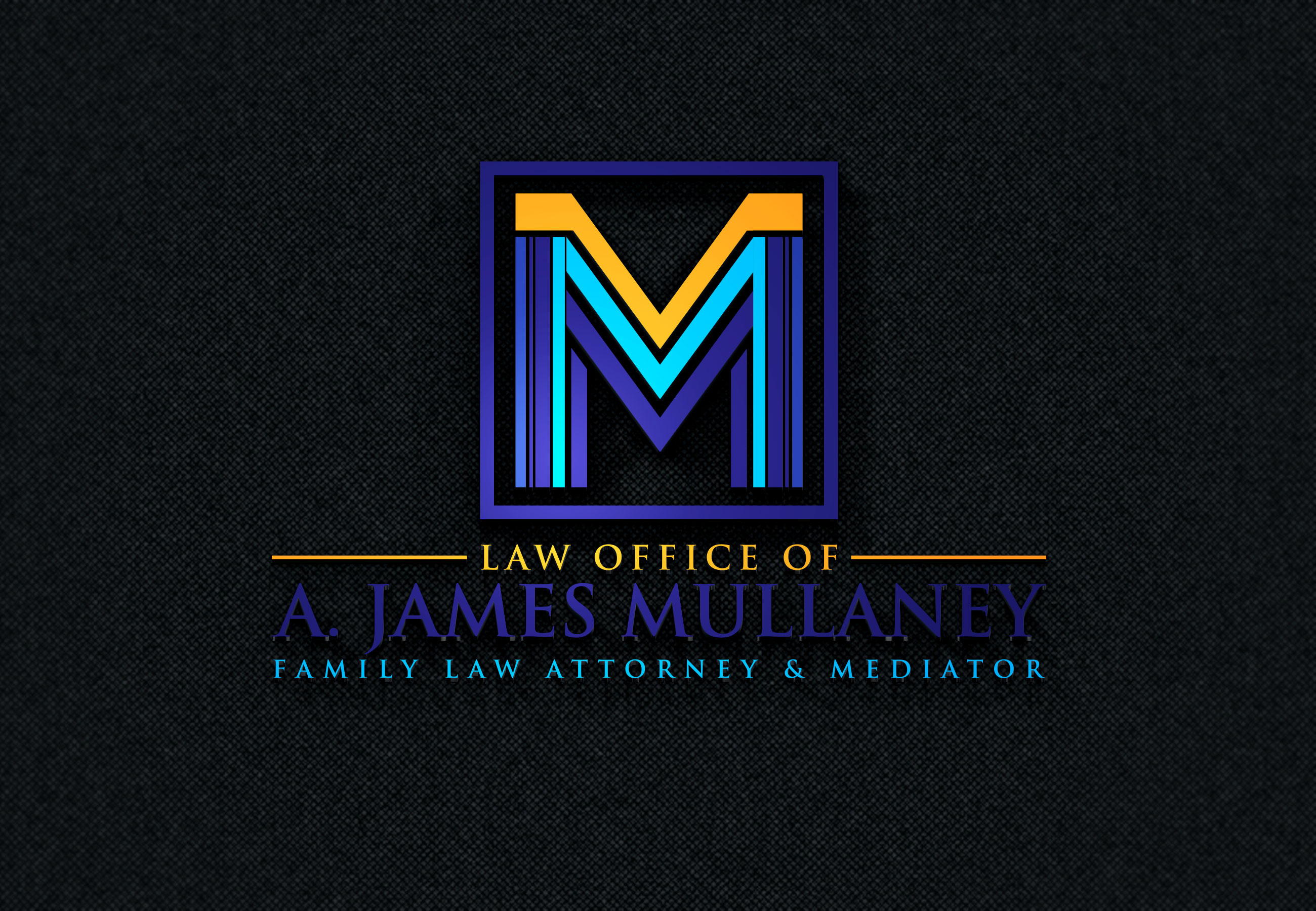 Bold, Serious, Legal Logo Design for Law Office of A. James Mullaney ...