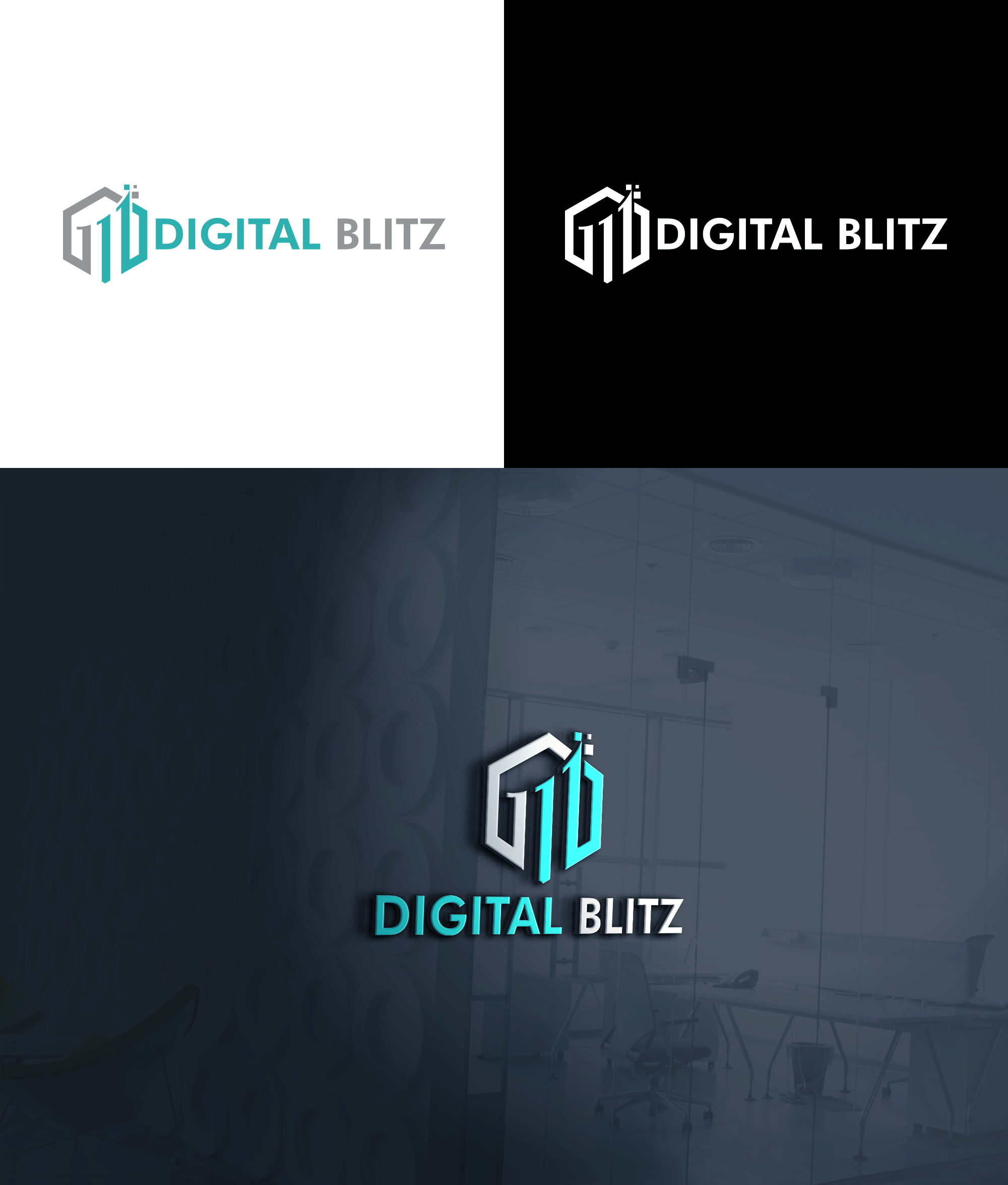 Logo Design for Digital Blitz by RA-bica | Design #32411228