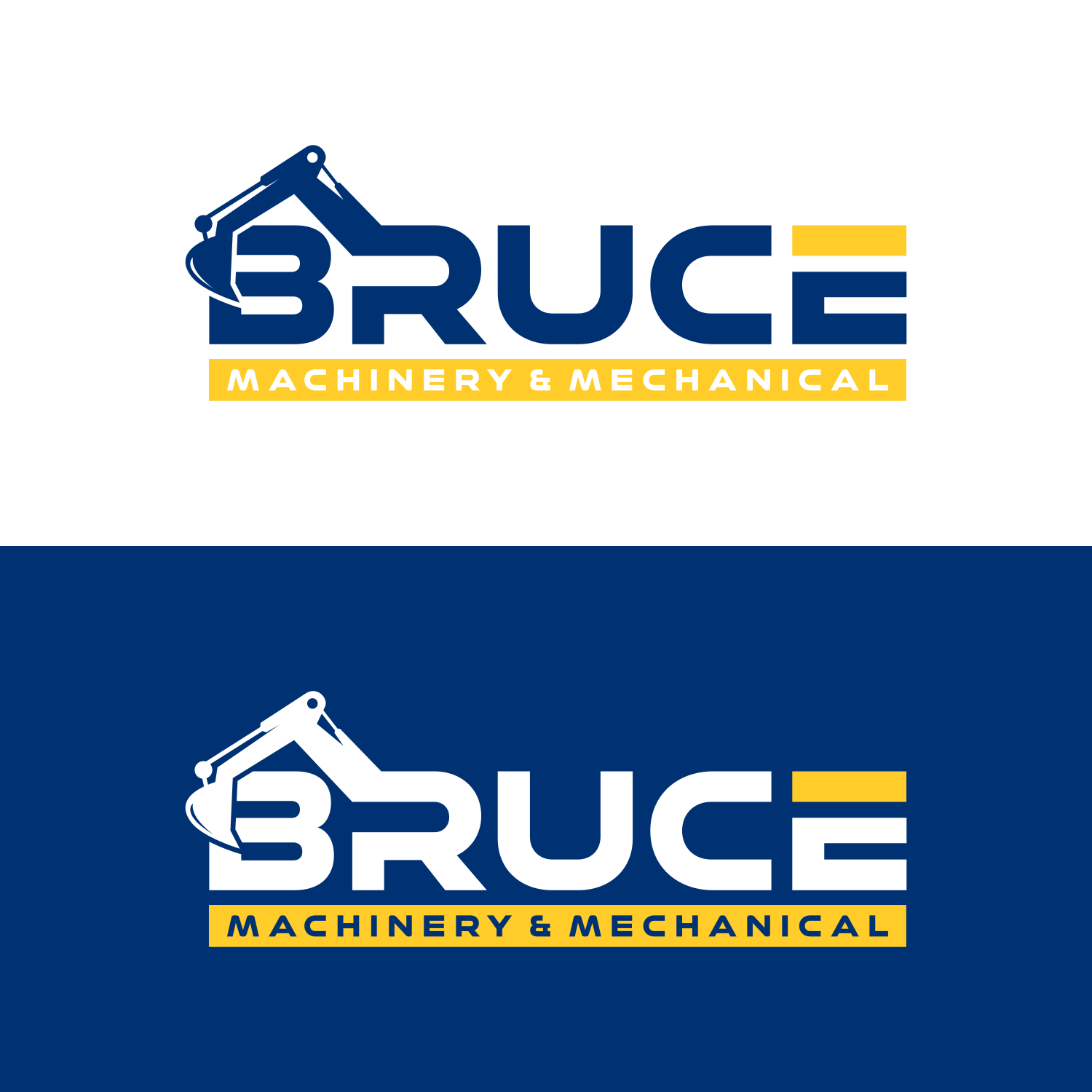 Bold, Serious, Mechanical Logo Design for Bruce Machinery & Mechanical ...