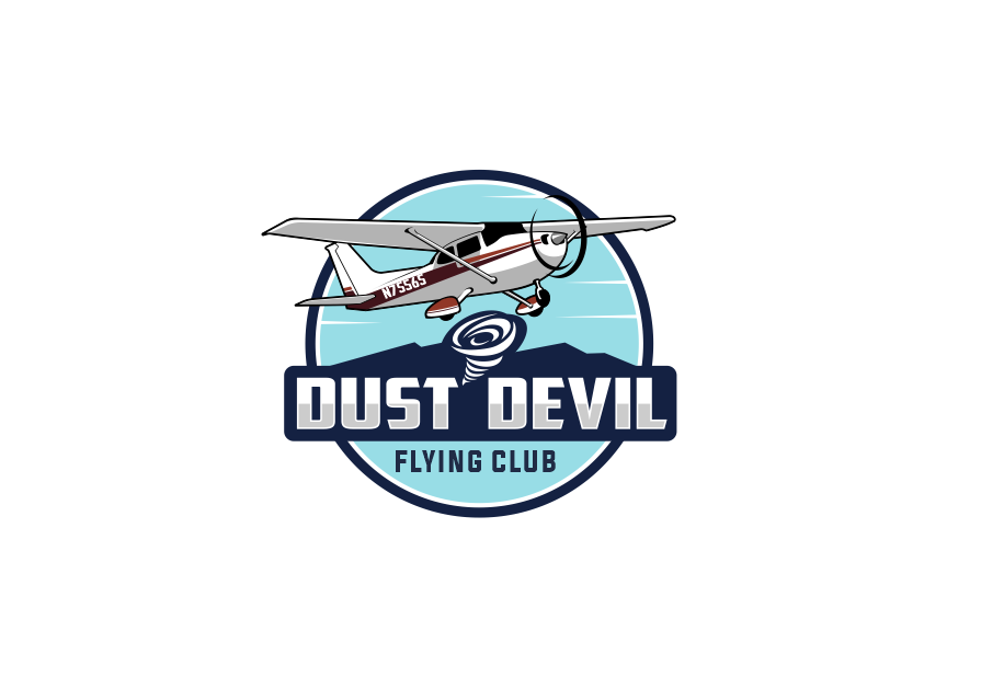 Elegant, Playful, Aviation Logo Design for Dust Devil Flying Club by ...