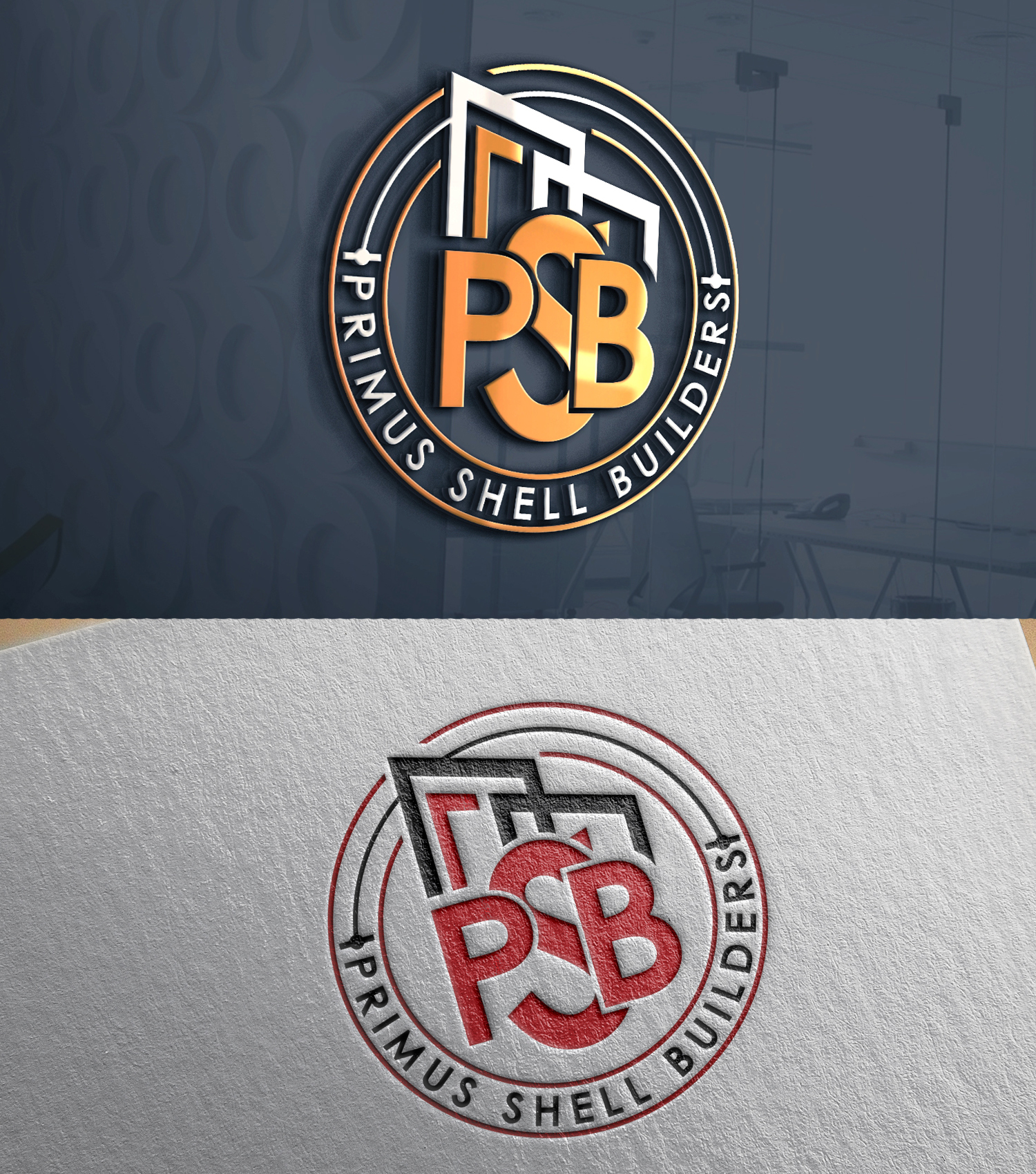 Logo Design for Primus Shell Builders by 24ksunny | Design #32434630