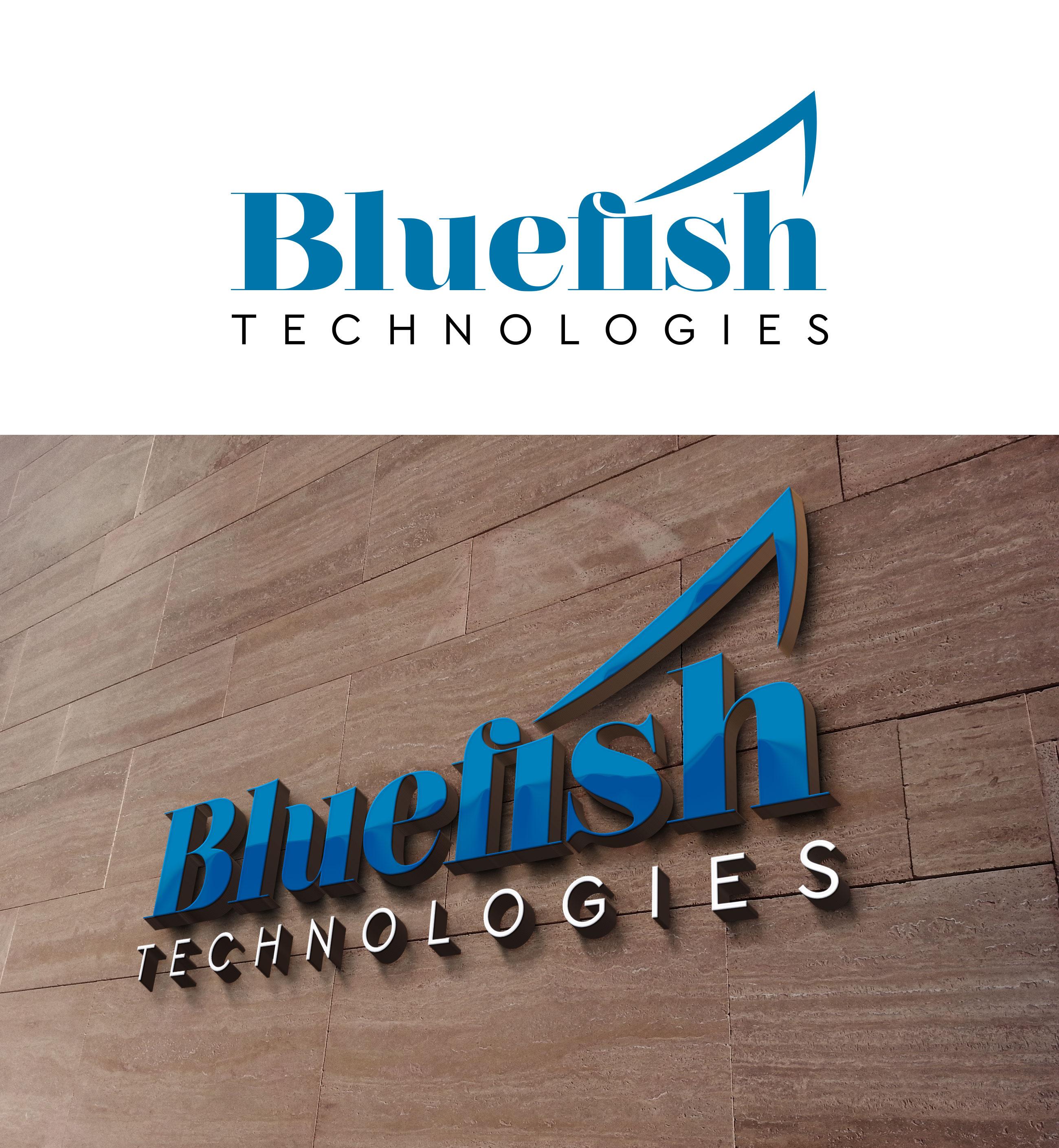 Bold, Serious Logo Design for Bluefish Technologies by wdesigner2 ...