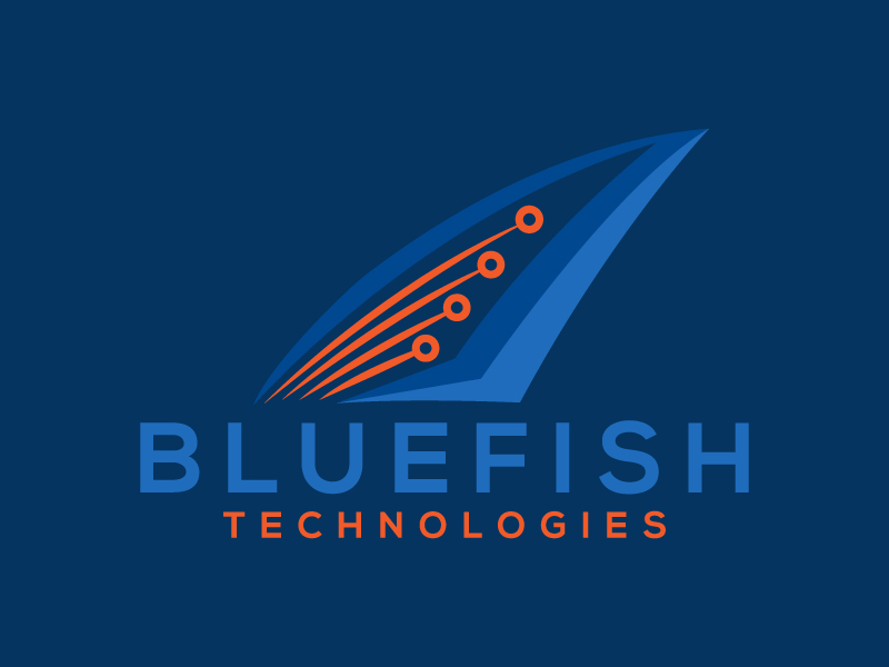 Bold, Serious Logo Design for Bluefish Technologies by AFSAN | Design ...