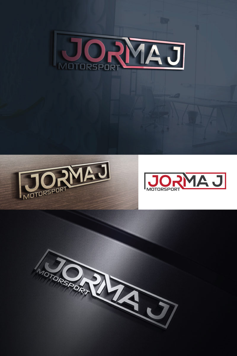 Masculine, Bold, Motorsport, automobiels Logo Design for Jorma J ...