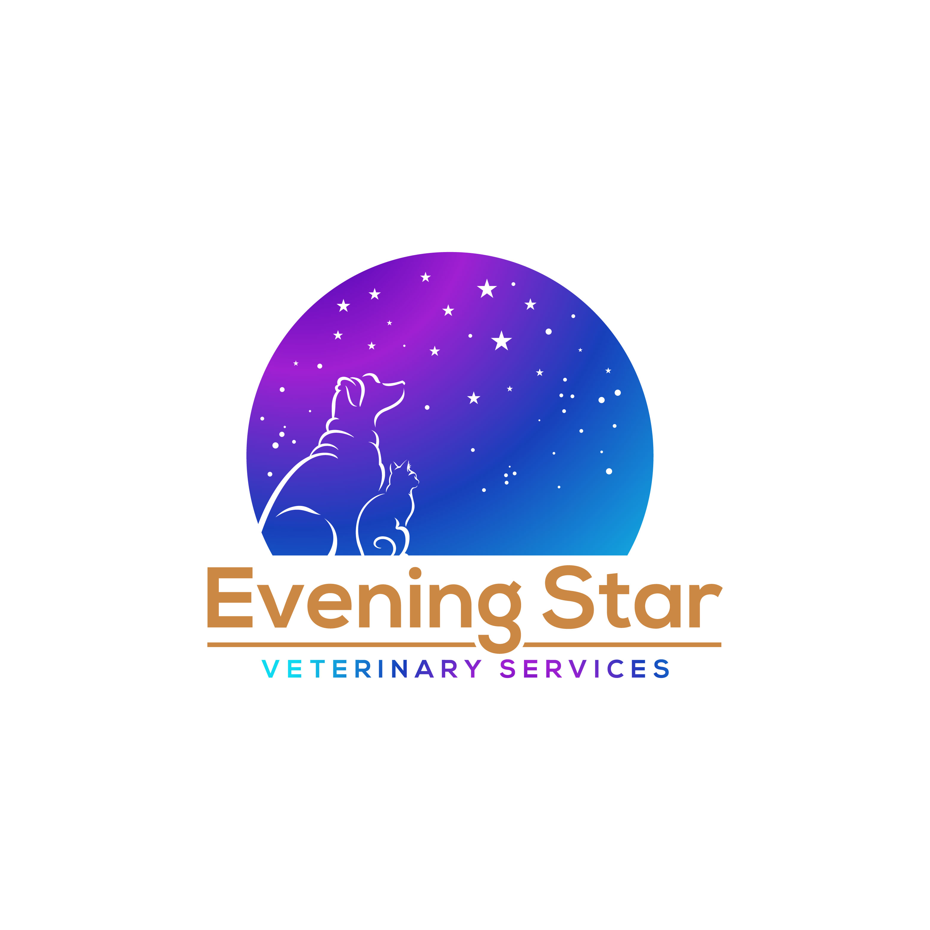Serious, Elegant, Veterinary services Logo Design for Evening Star ...