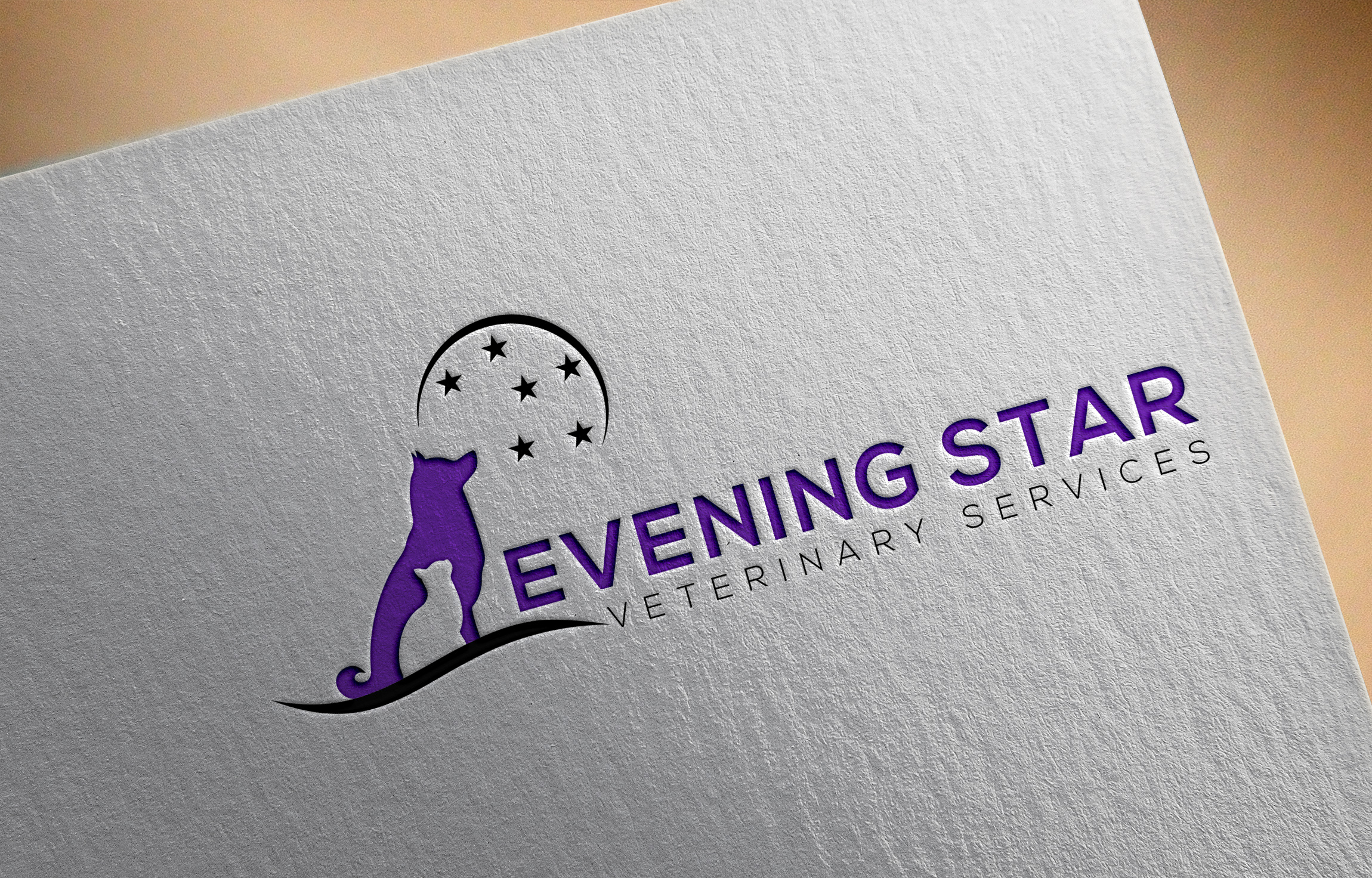 Serious, Elegant, Veterinary services Logo Design for Evening Star ...