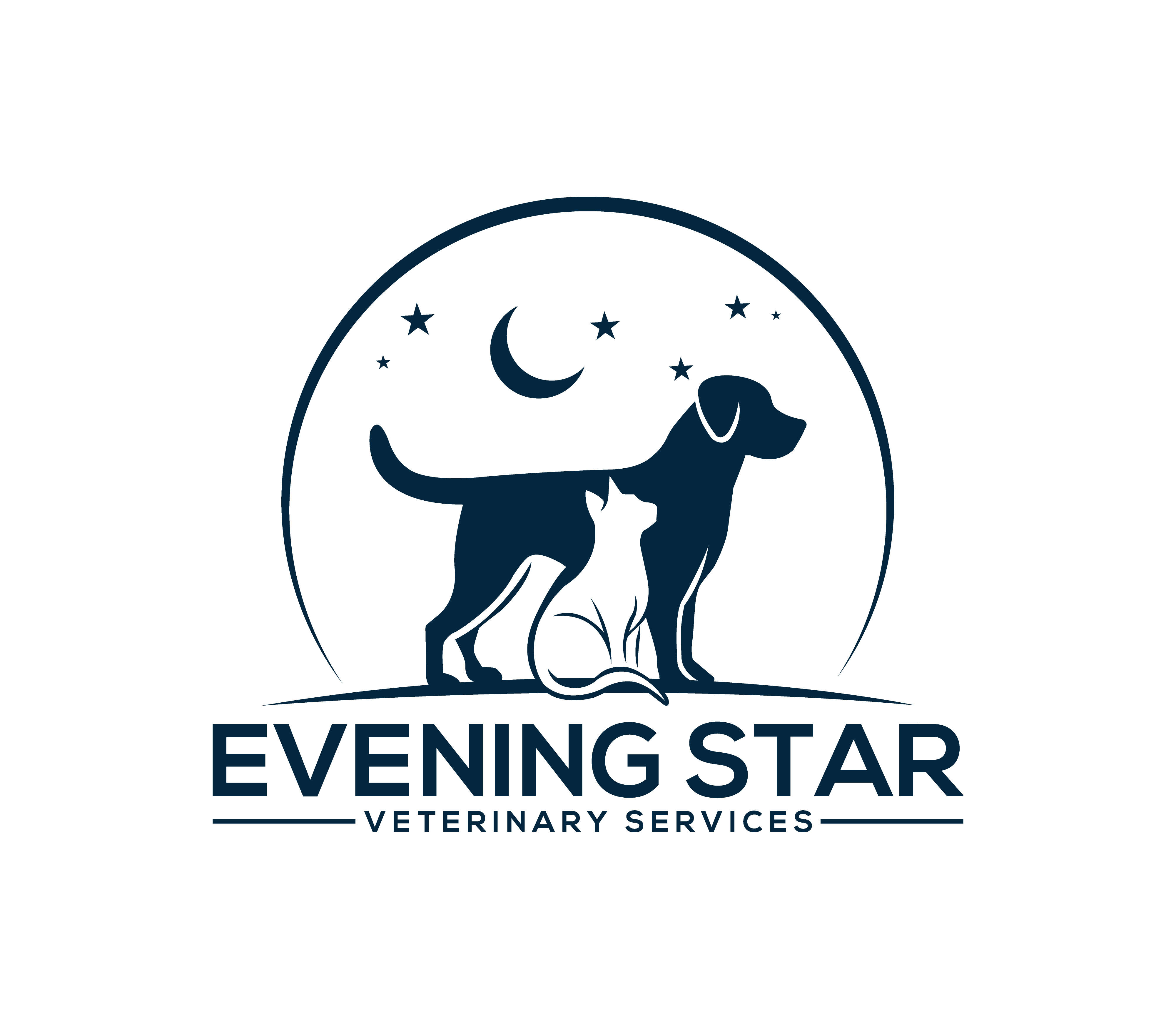 Serious, Elegant, Veterinary services Logo Design for Evening Star ...