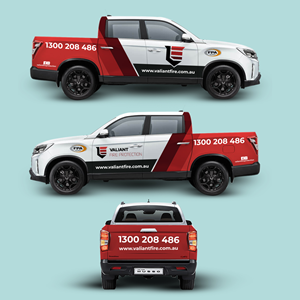 Car wrap for 2 x utes | 27 Car Wrap Designs for Valiant Fire Protection