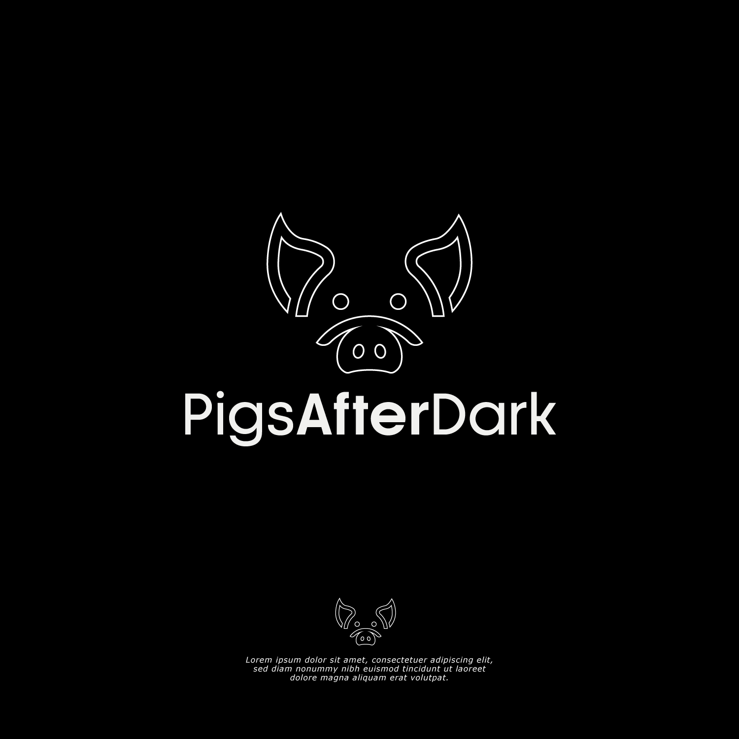 Modern, Upmarket, Art Supplies Logo Design for Pigs After Dark by ...