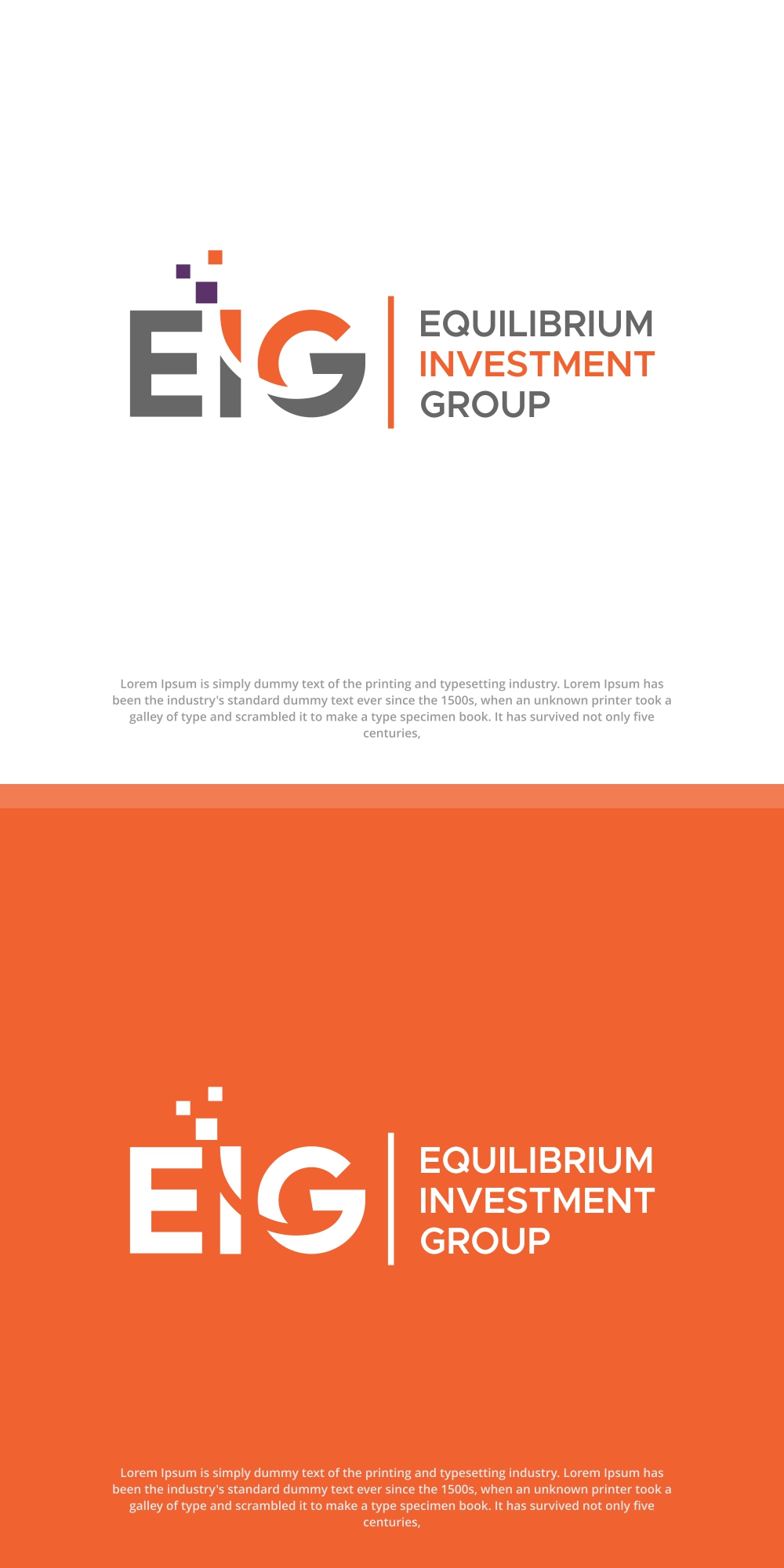 Professional, Bold, Investment Logo Design for EIG and variations with ...