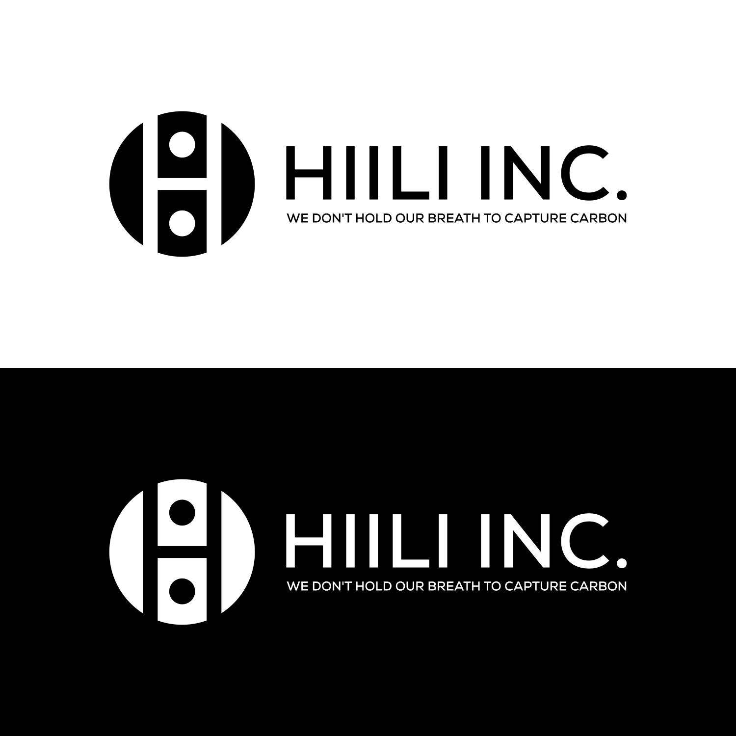 Logo Design for Hiili Inc. "We Don't Hold Our Breath to Capture Carbon ...