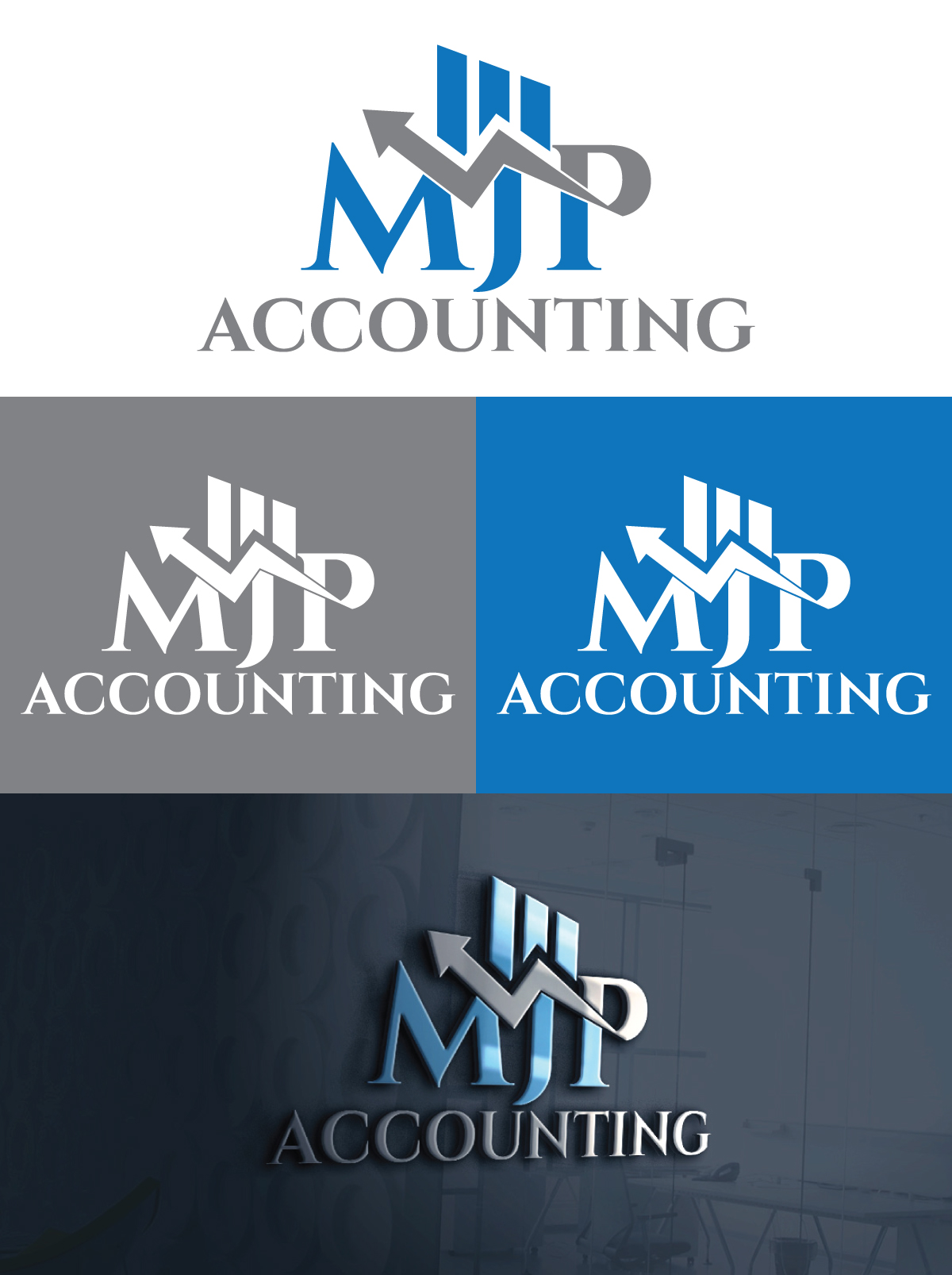 Elegant, Playful, Accounting Logo Design for MJP Accounting by ...