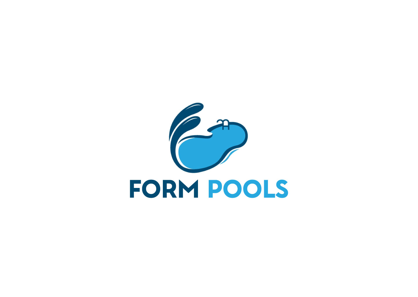 Modern, Professional, Concrete Swimming pool construction Logo Design ...