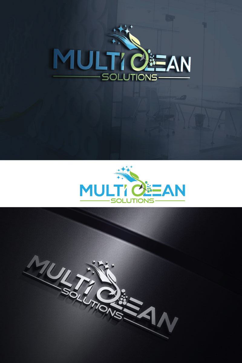 Serious, Masculine, cleaning supplies seller Logo Design for Multi ...