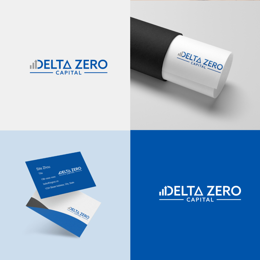 Elegant, Playful Logo Design for Delta Zero Capital by Ahnaf Labib | Design #32464105