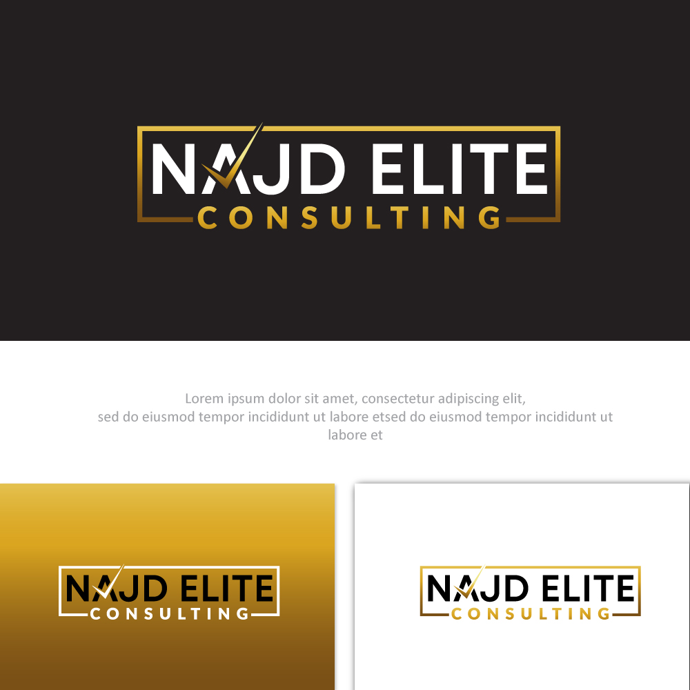Elegant, Playful, Consulting Logo Design for Najd Elite Consulting ("Najd Elite" as the primary ...