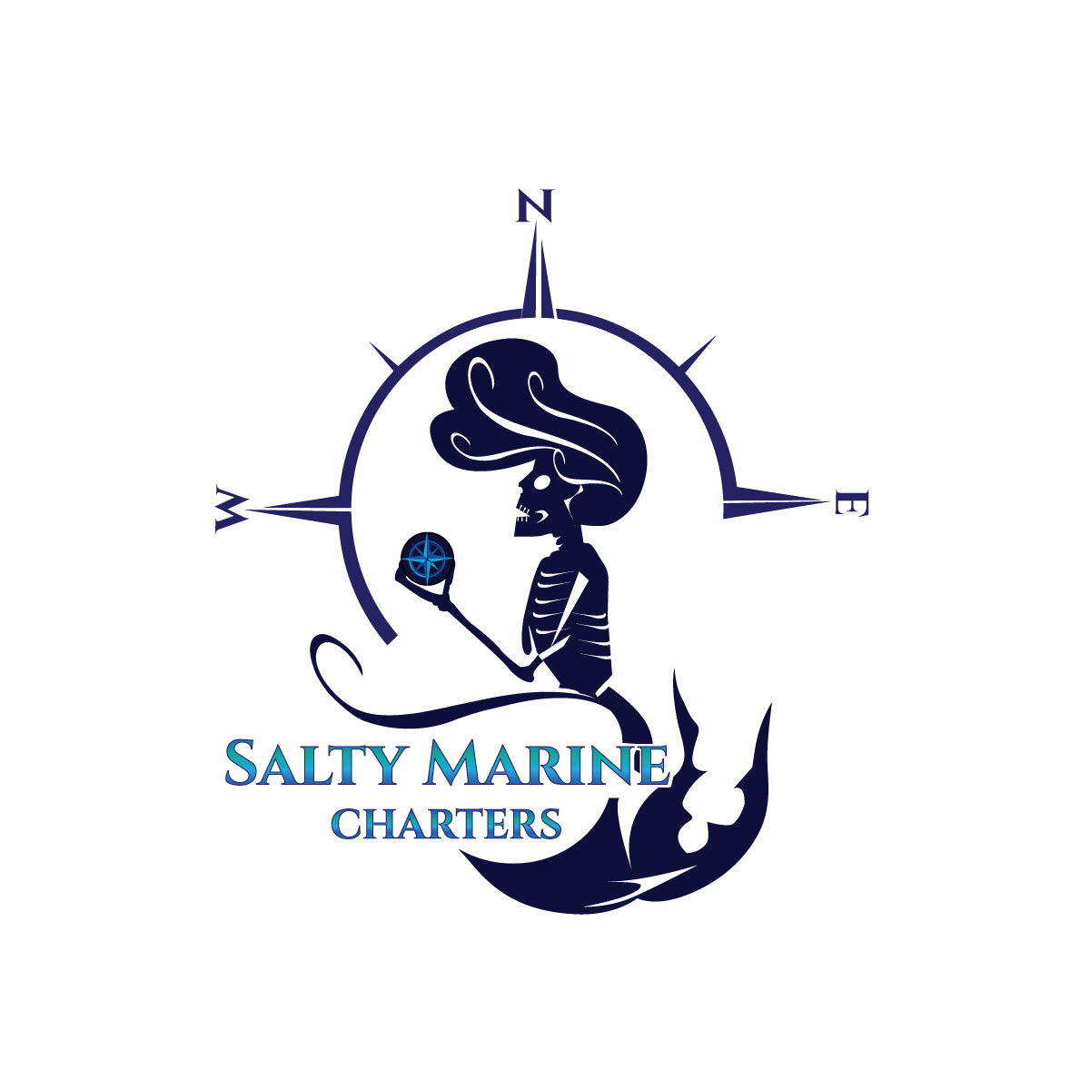 Logo Design for Salty Marine Charters by DesignFriday | Design #32523902