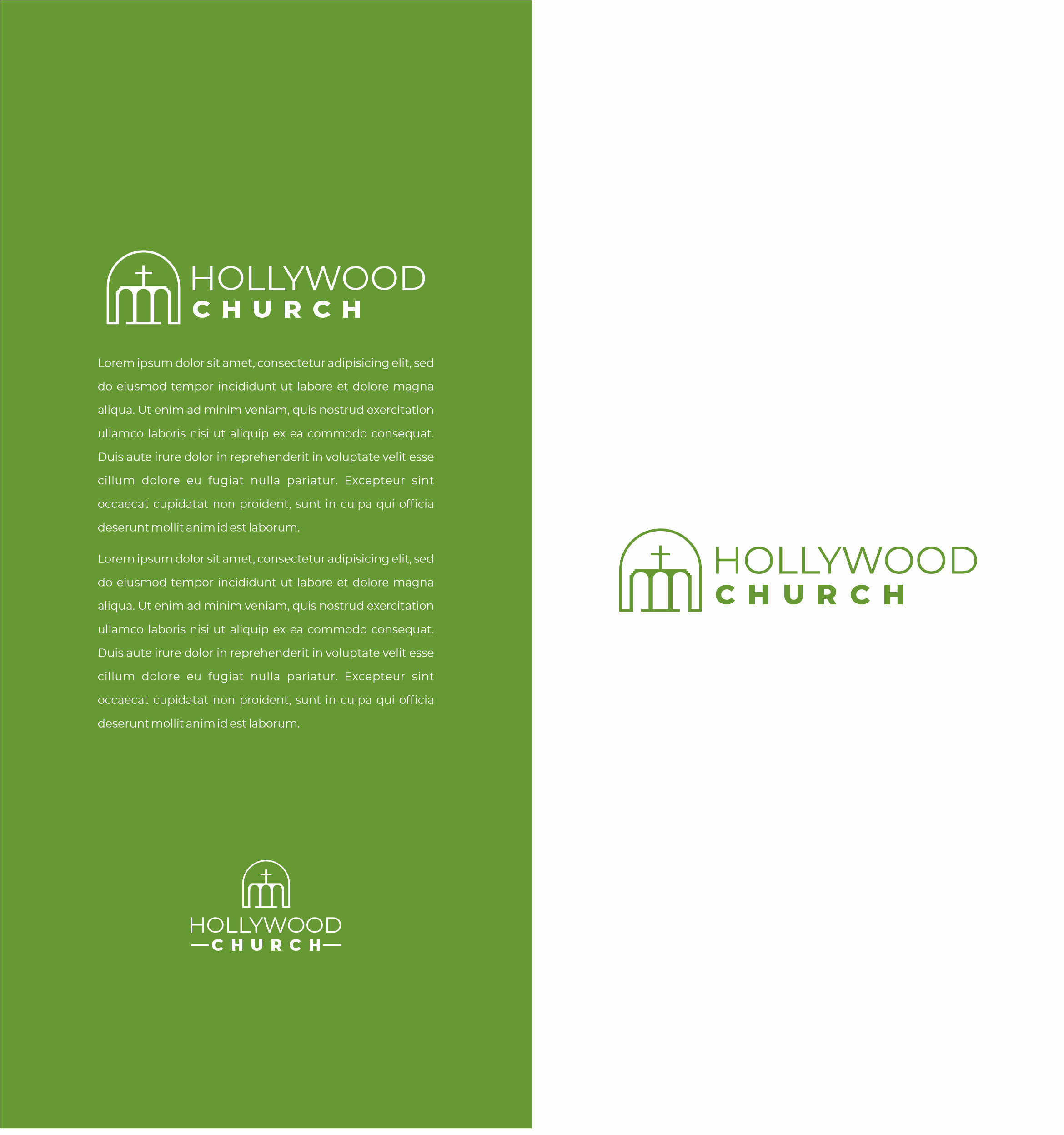 Bold, Modern, Church Logo Design for Hollywood Church by Reiki Savian ...