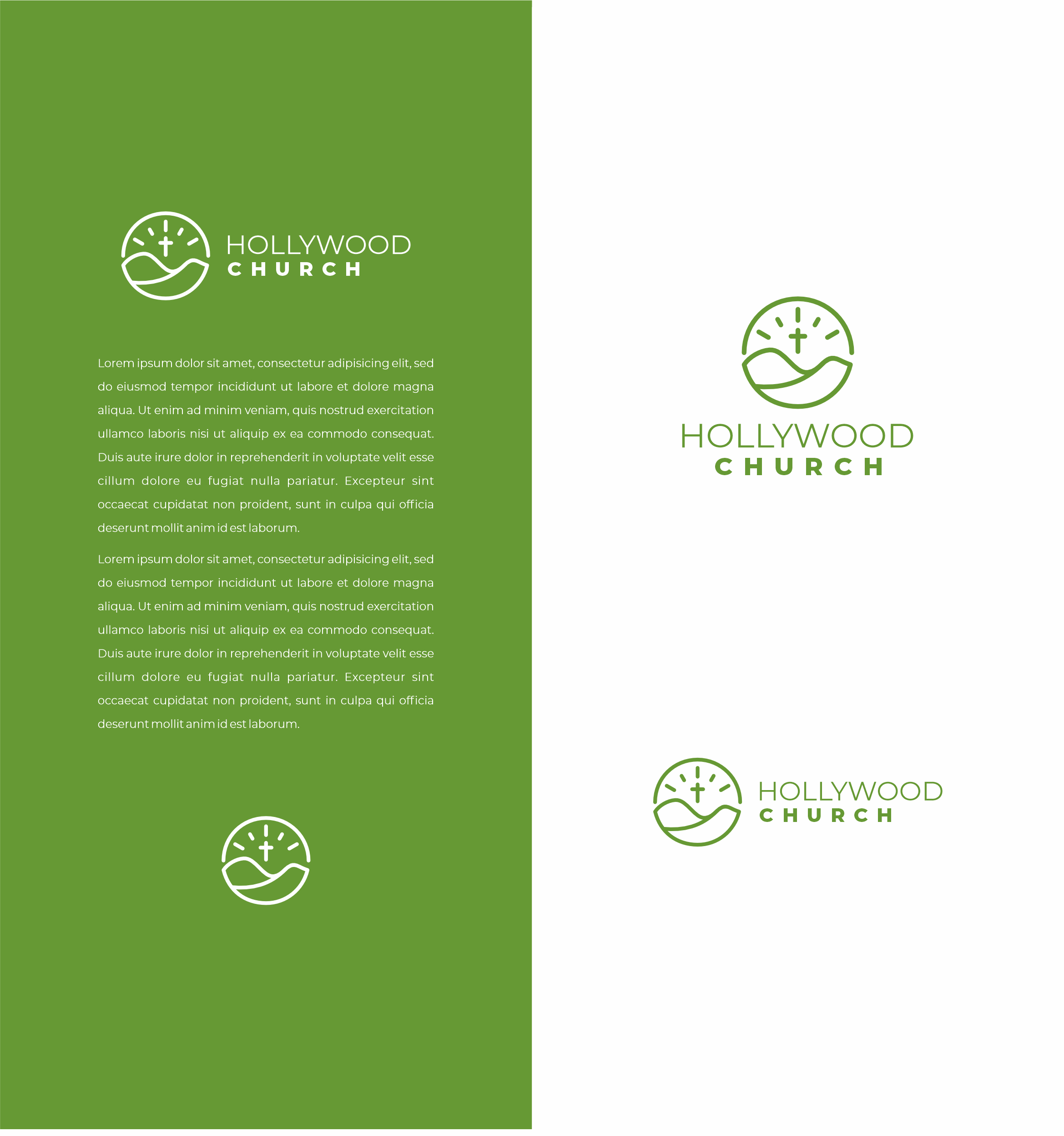 Bold, Modern, Church Logo Design for Hollywood Church by Reiki Savian ...
