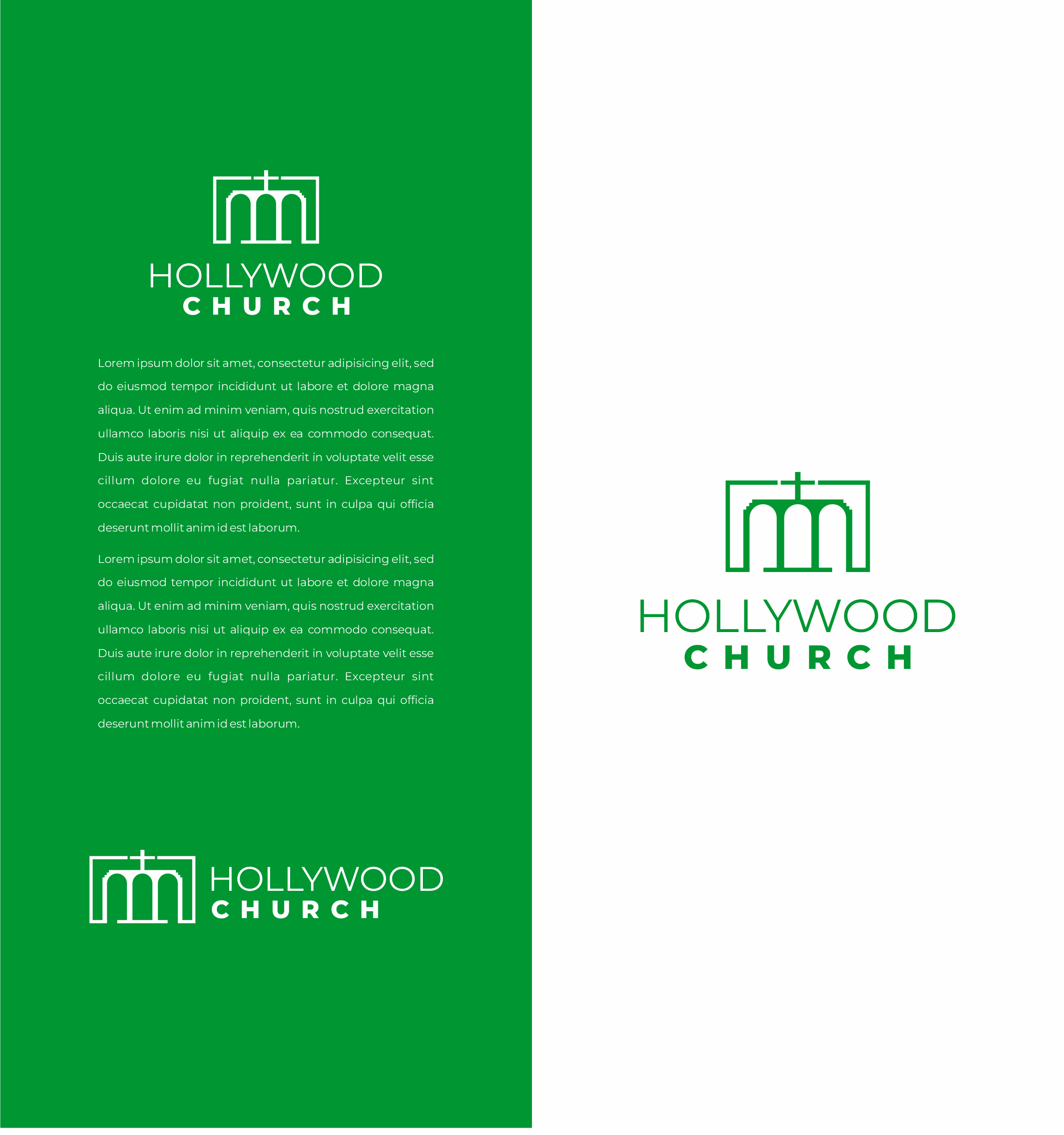 Bold, Modern, Church Logo Design for Hollywood Church by Reiki Savian ...