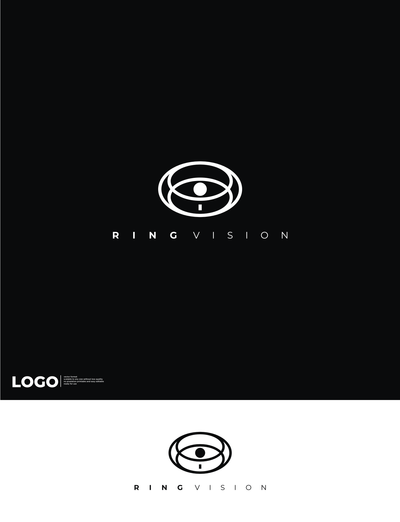 Upmarket, Serious, health/tech/lifestyle Logo Design for RingVision or ...