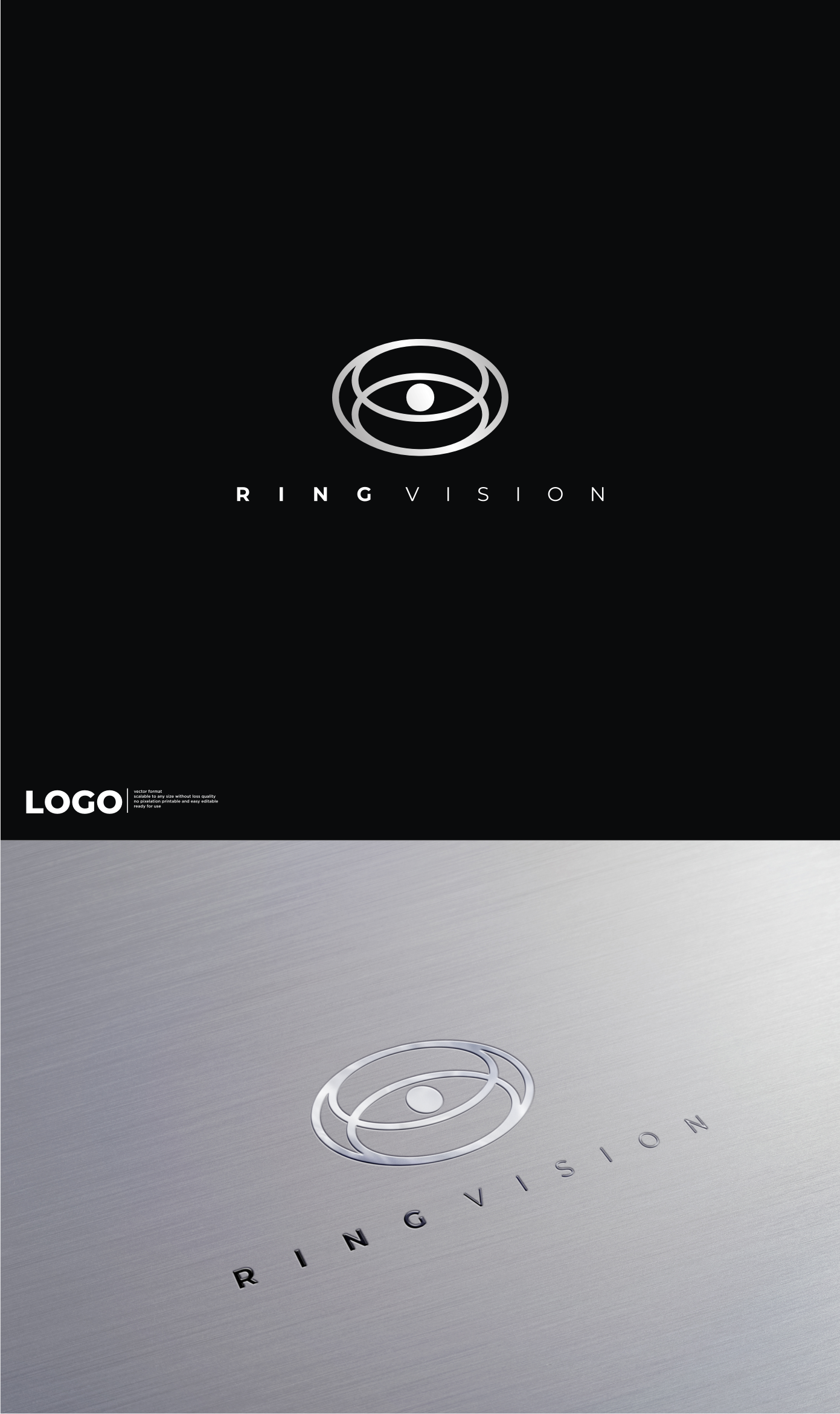 Upmarket, Serious, health/tech/lifestyle Logo Design for RingVision or ...