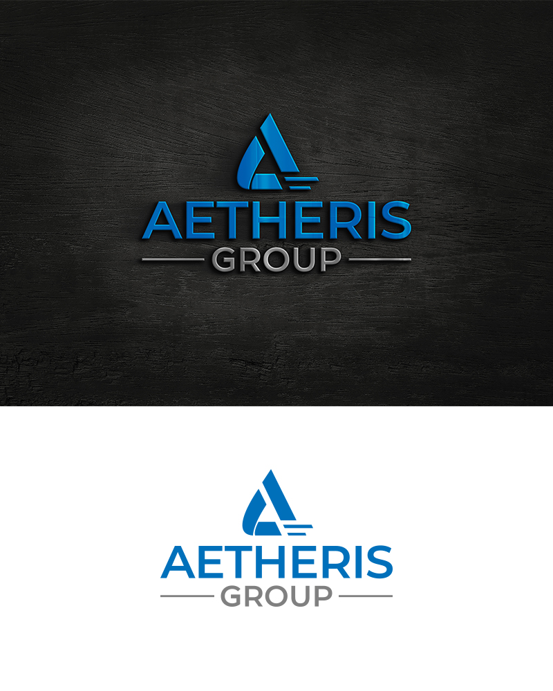 Professional, Masculine, Railroad Logo Design for Logos with text "Aetheris Group" (for business ...