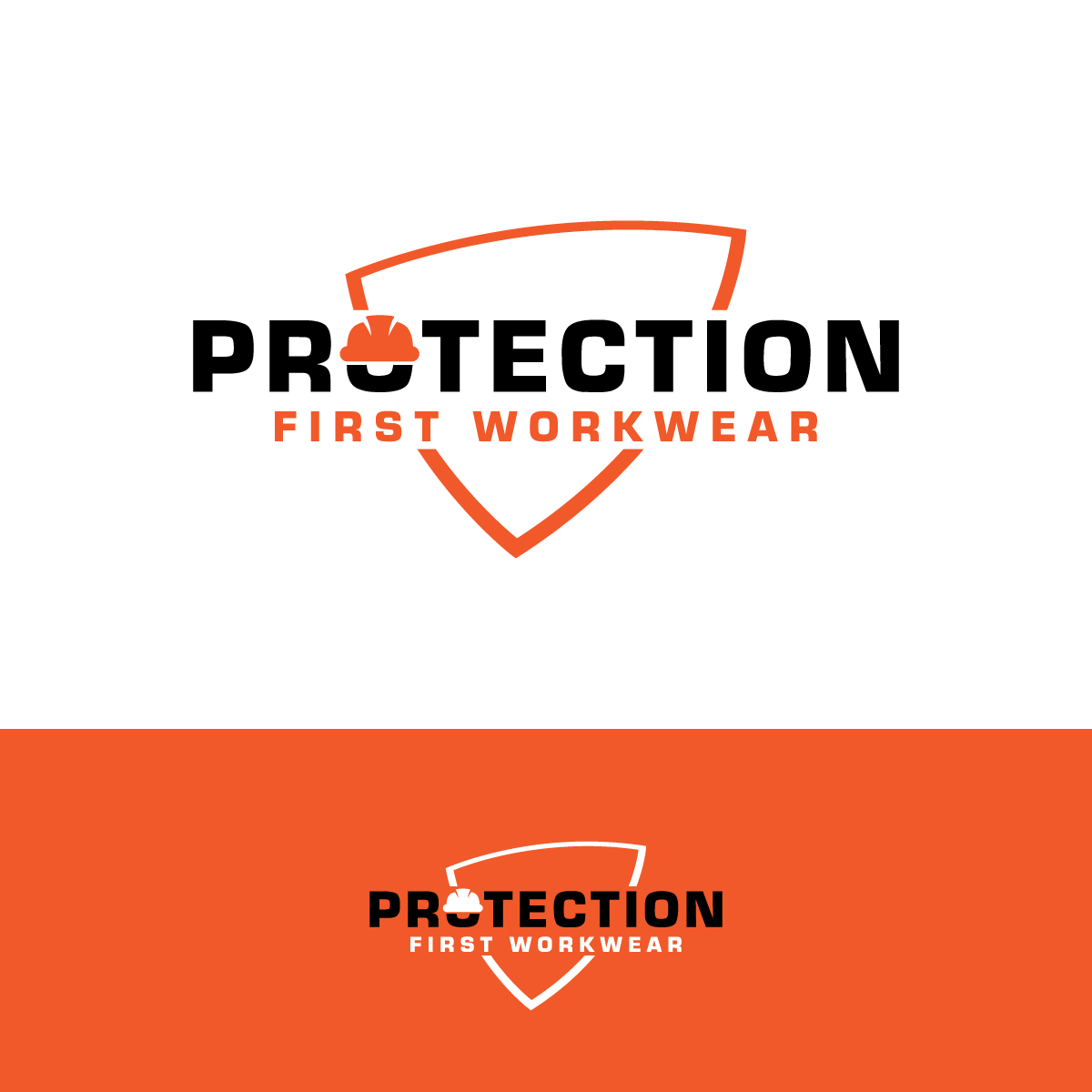 Logo Design for Protection First Workwear by DesignFriday | Design ...
