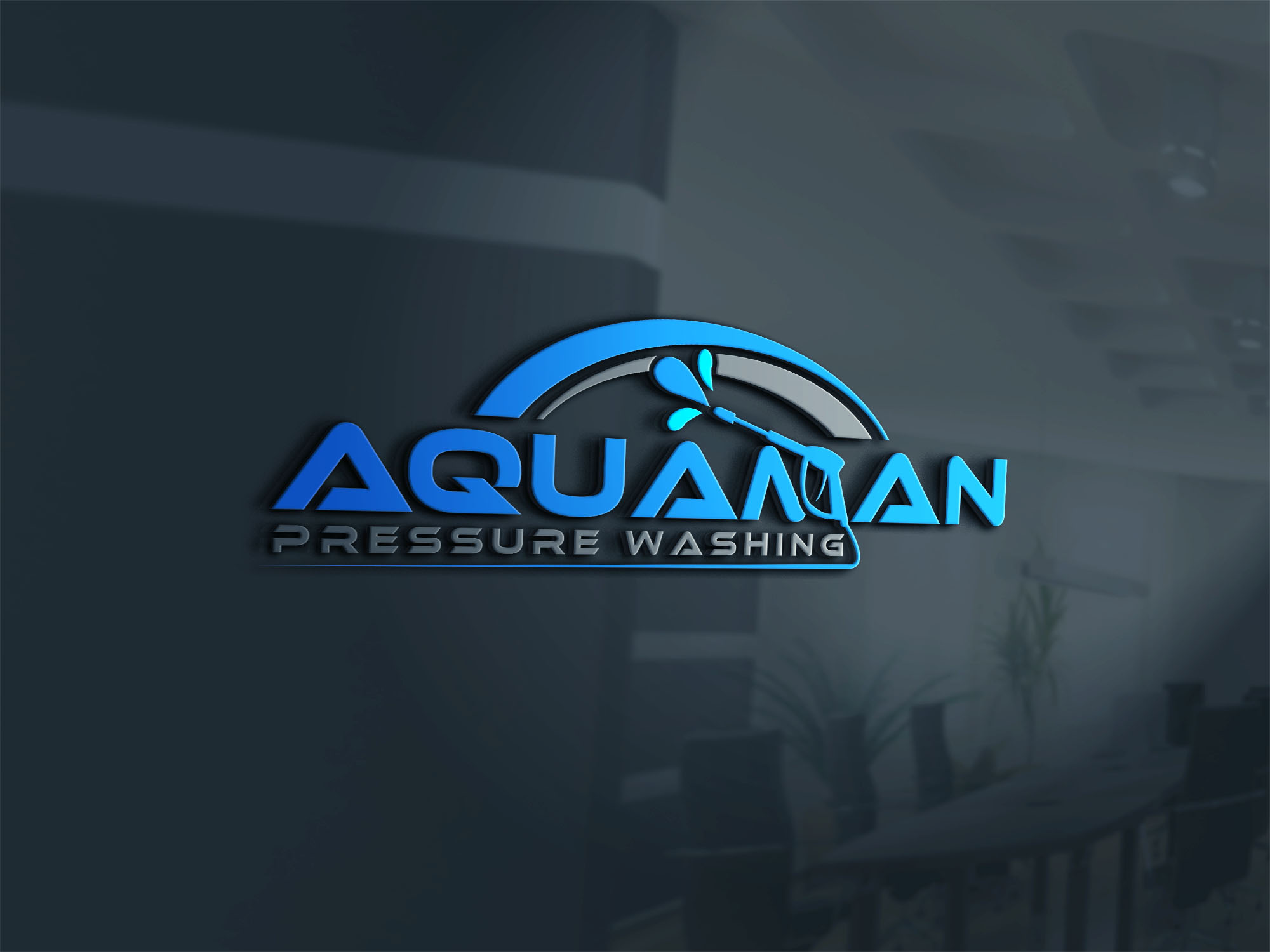 Bold, Modern, Pressure Cleaning Logo Design for Aquaman Pressure ...