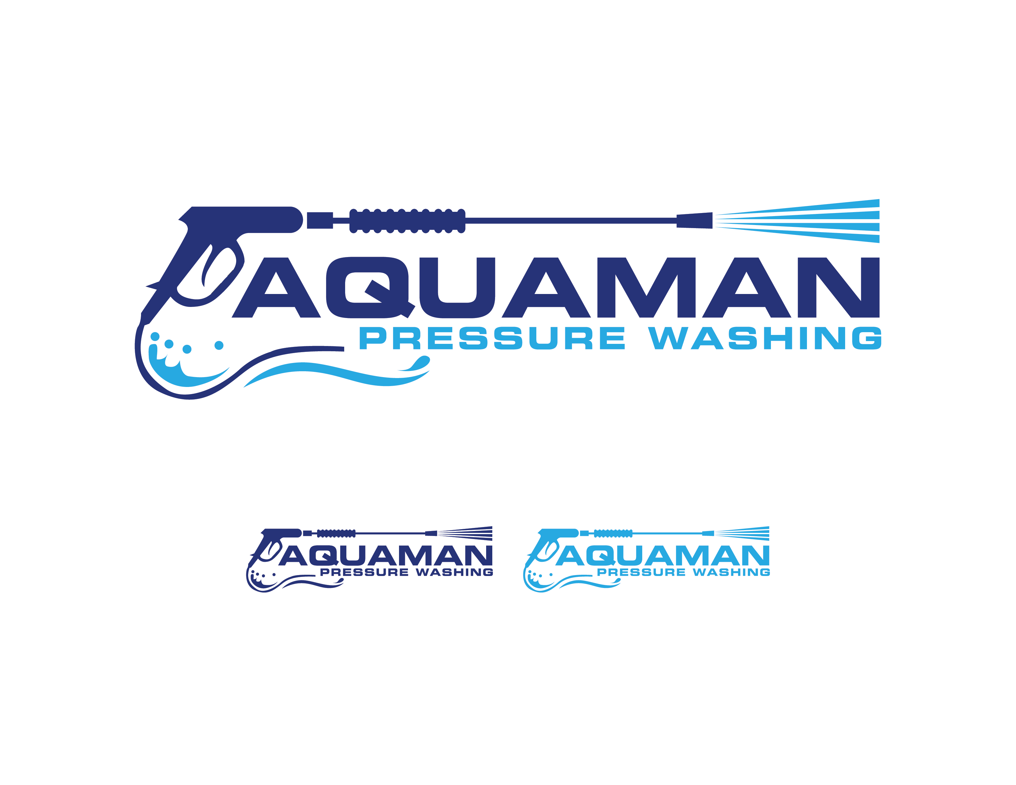 Bold, Modern, Pressure Cleaning Logo Design for Aquaman Pressure ...