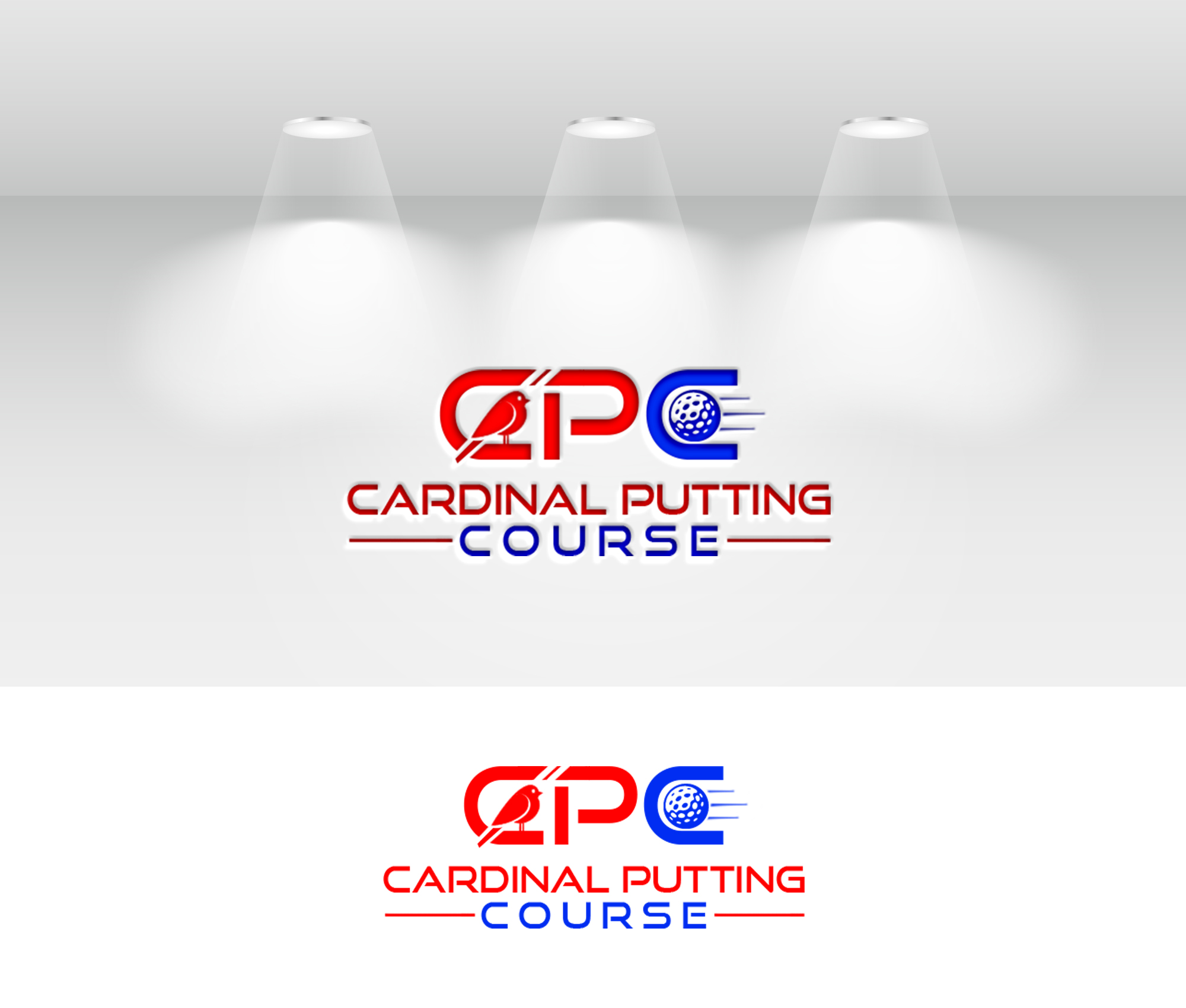 Traditional, Masculine, Golfing/ Golf Club Logo Design for Cardinal ...
