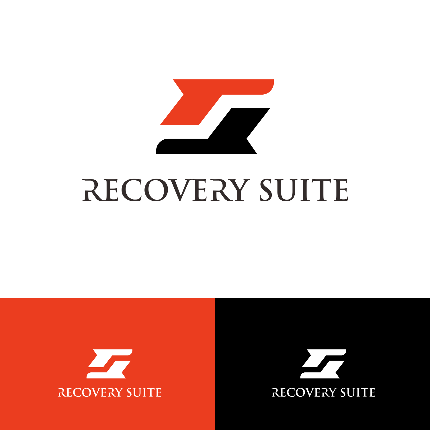 Modern, Upmarket, wellness / events Logo Design for "Recovery Suite" by ...