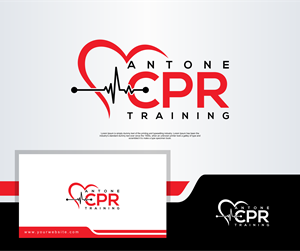 CPR Training Business Logo which includes AED and First Aid training ...